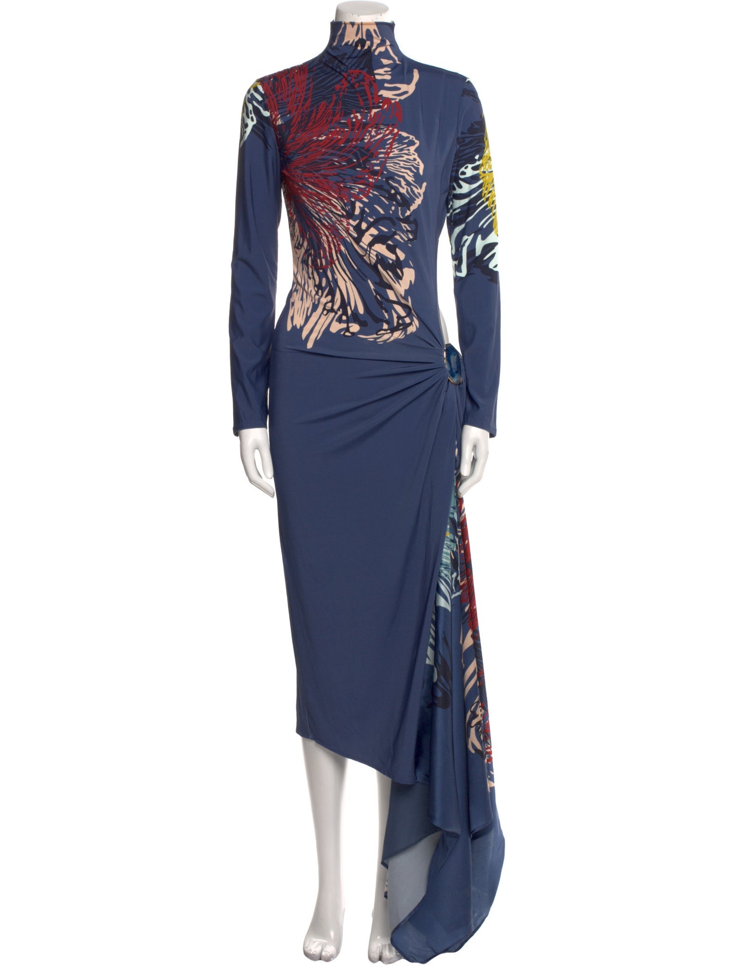 Silvia Tcherassi Printed Long Dress - Blue Dresses, Clothing ...