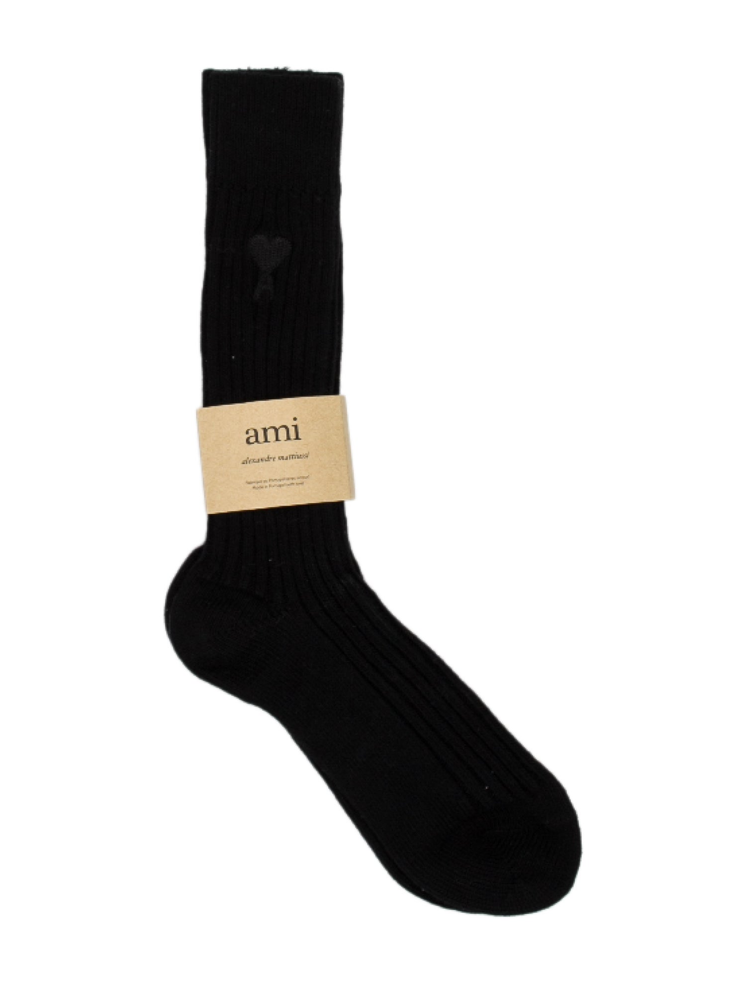 AMI Cotton High Ankle Socks w/ Tags - Black Hosiery, Accessories ...
