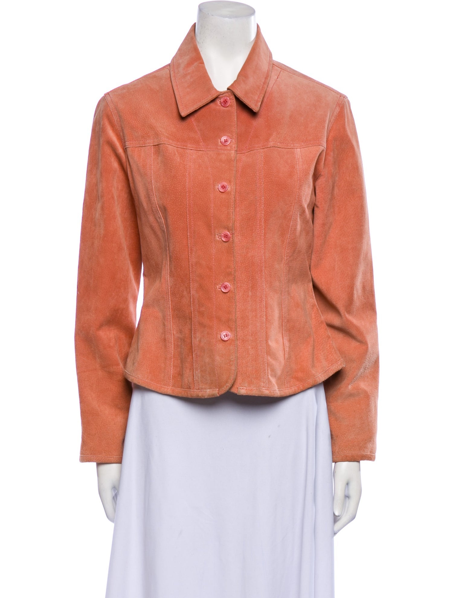 AMI Leather Denim Jacket - Neutrals Jackets, Clothing - AAMII24033 ...