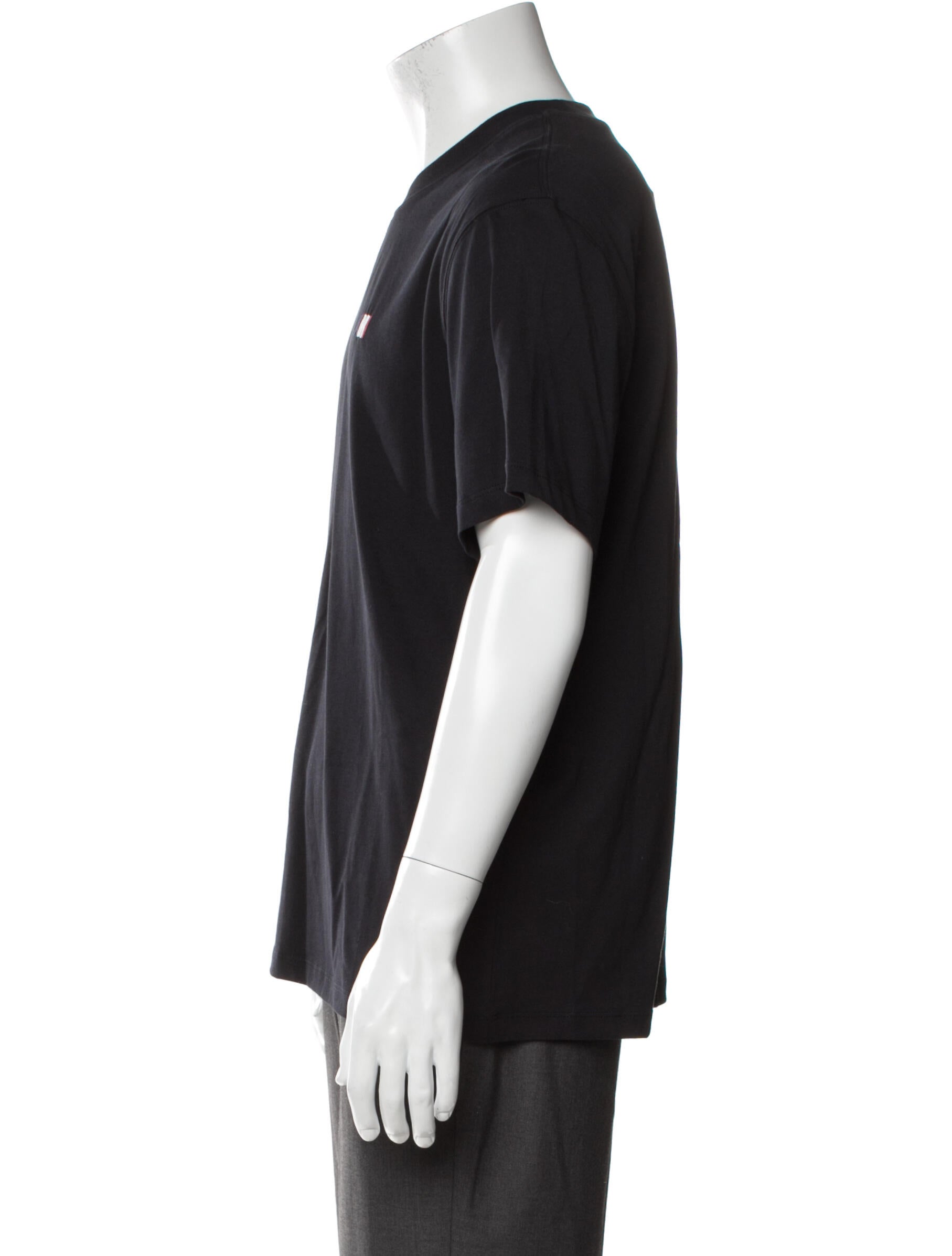 RtA Graphic Print Crew Neck T-Shirt - Black T-Shirts, Clothing ...