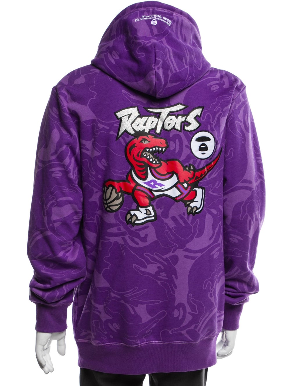 Aape by A Bathing Ape x NBA Printed Hoodie - Purple Sweatshirts ...