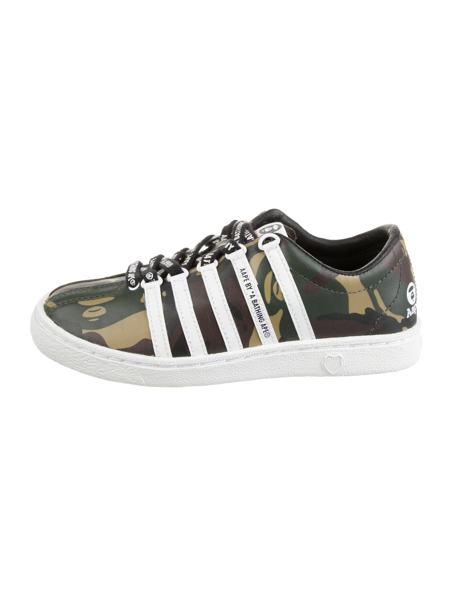 Aape by A Bathing Ape x K-Swiss Sneakers w/ Tags - Green Sneakers ...