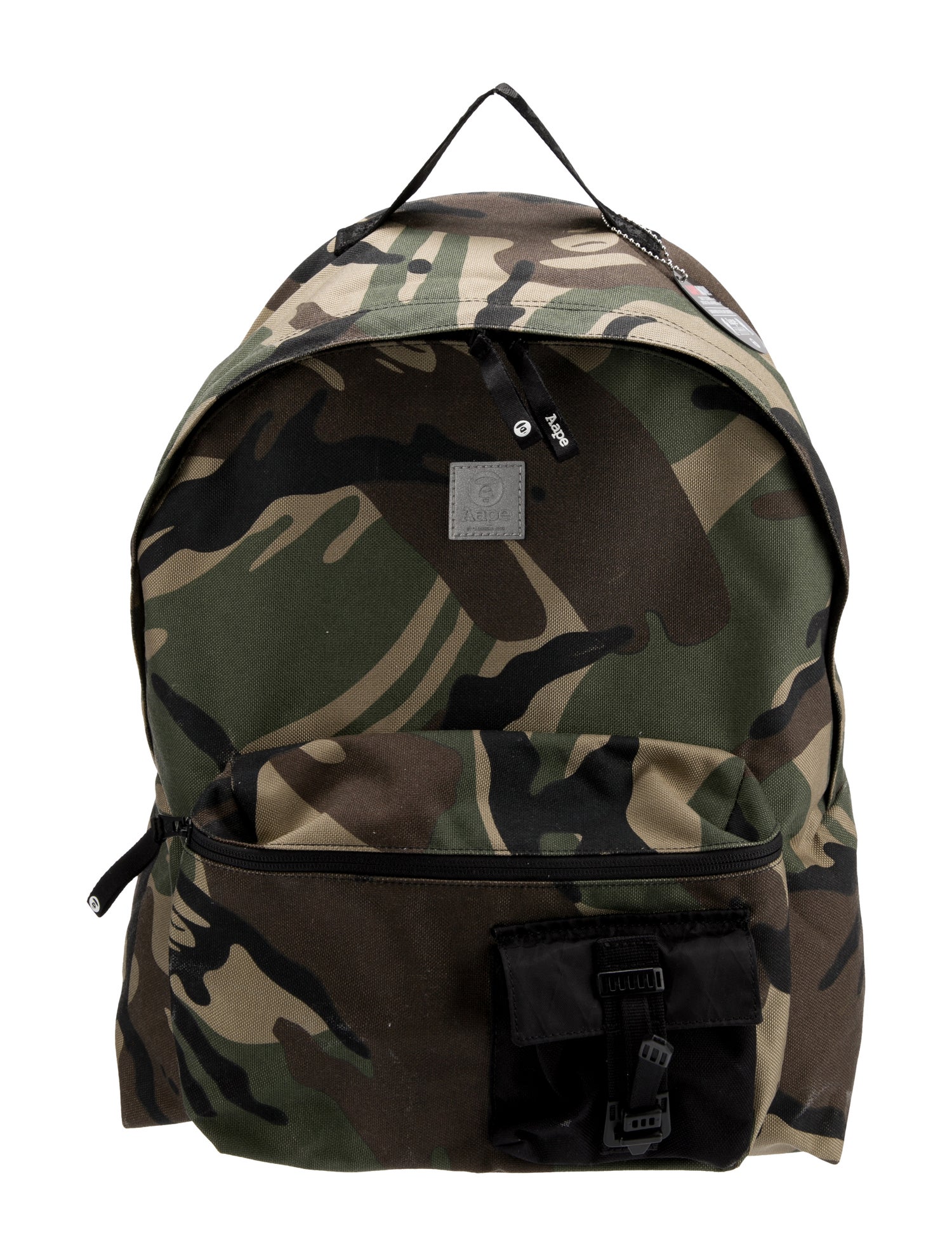 Aape by A Bathing Ape Canvas Backpack - Green Backpacks, Bags ...