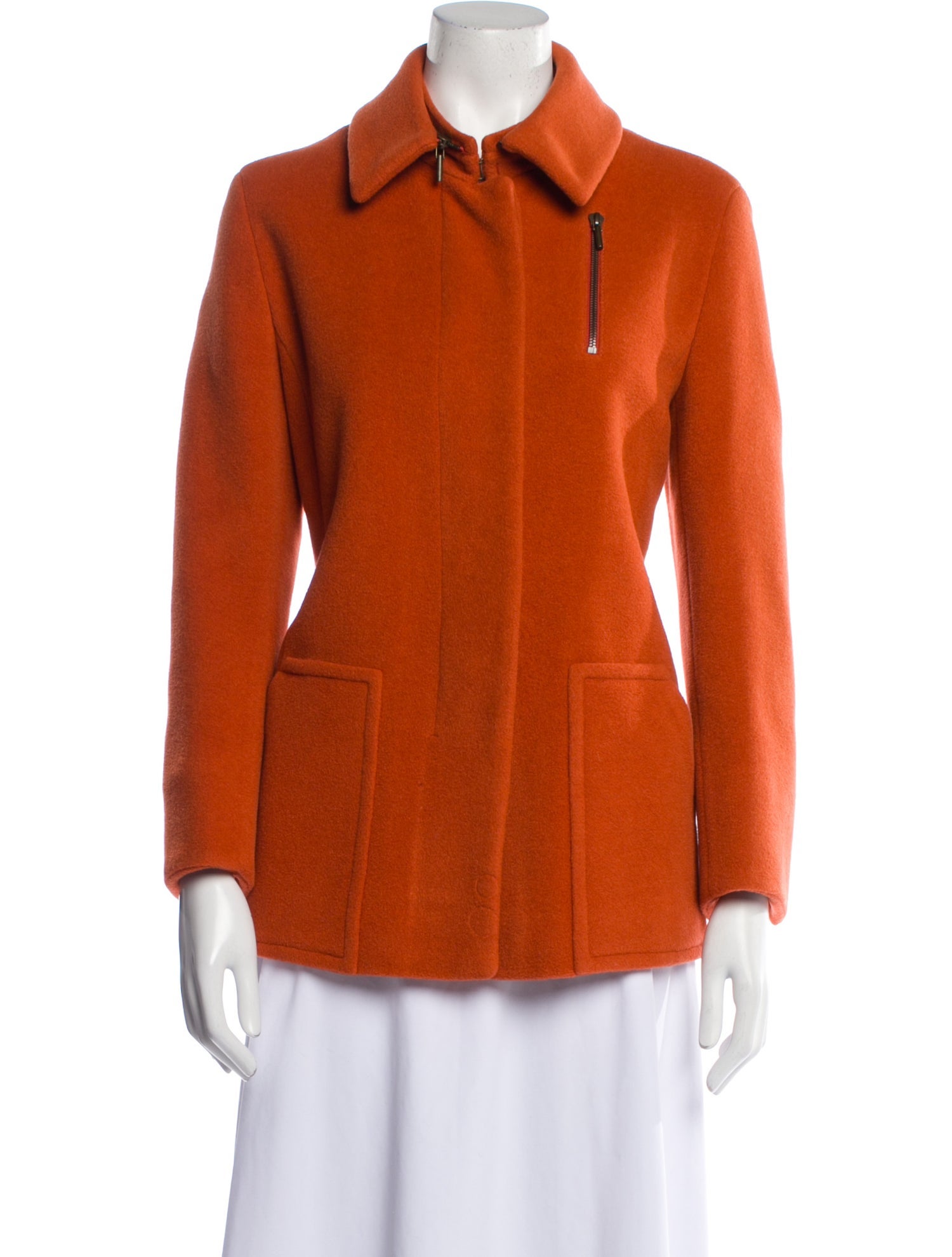 Akris x Bergdorf Goodman Coat - Orange Coats, Clothing - ABGKE24049 ...