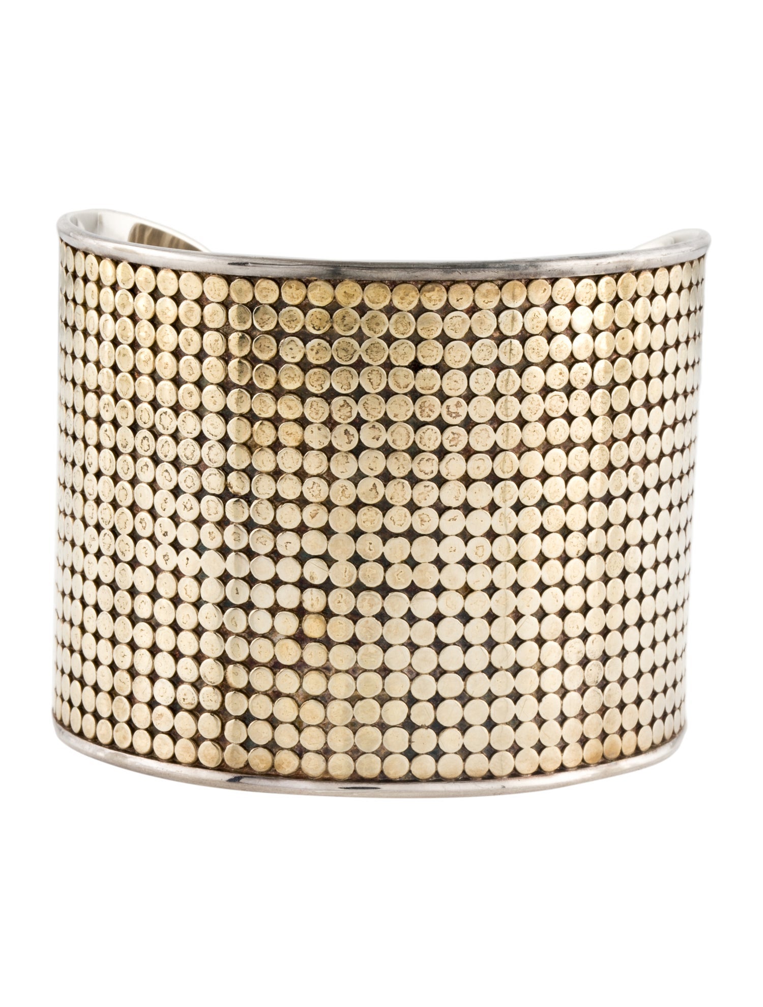 Anna Beck Wide Dotted Cuff - Sterling Silver Cuff, Bracelets - ABK20524 ...
