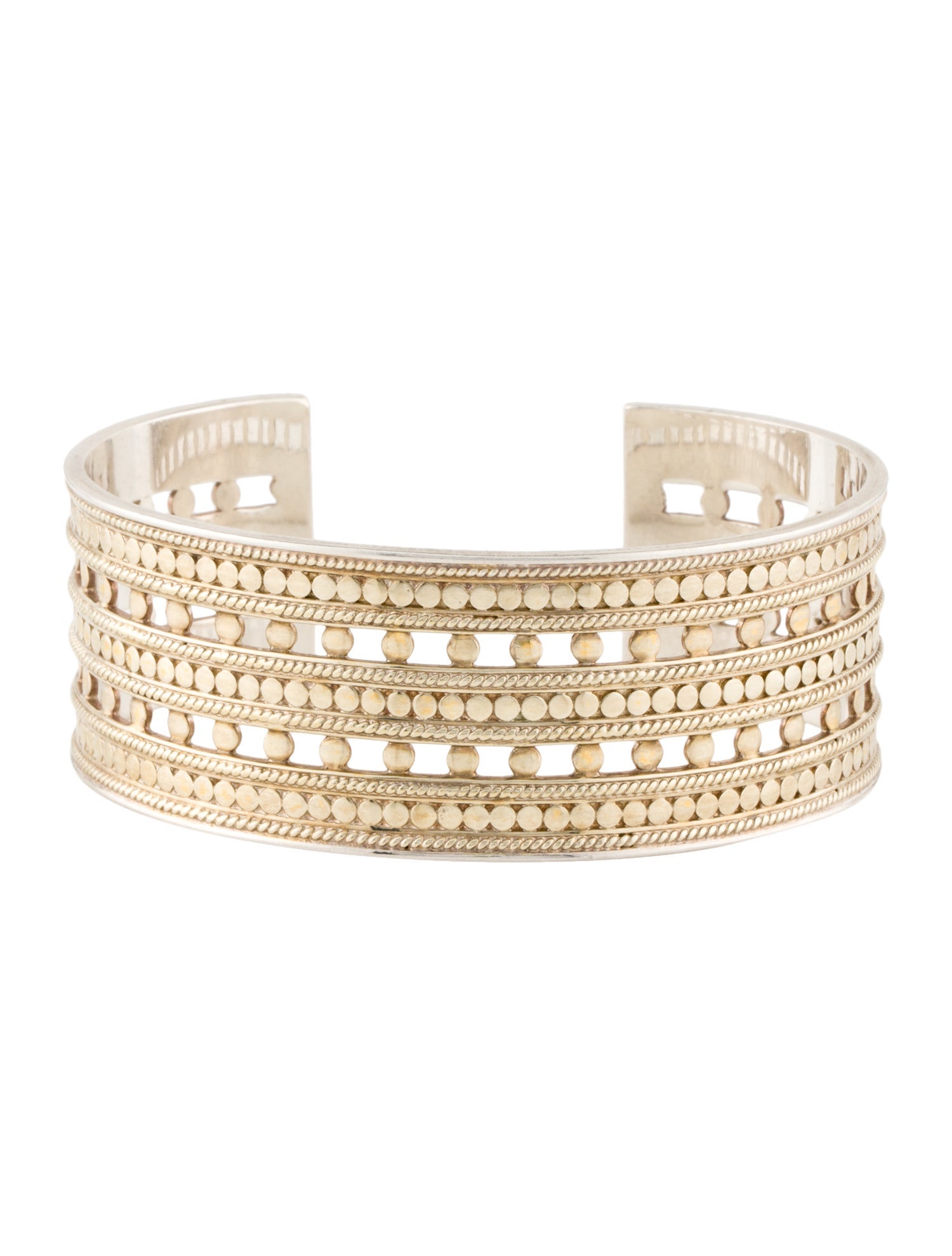David Yurman Two-Tone Heart Cable Cuff Bracelet - 14K Yellow Gold Cuff ...