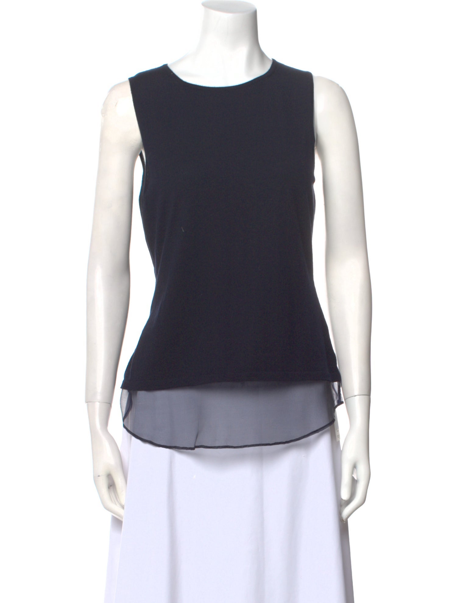 Rani Arabella Wool Scoop Neck Sweater - Blue Knitwear, Clothing - ABL22034 | The RealReal