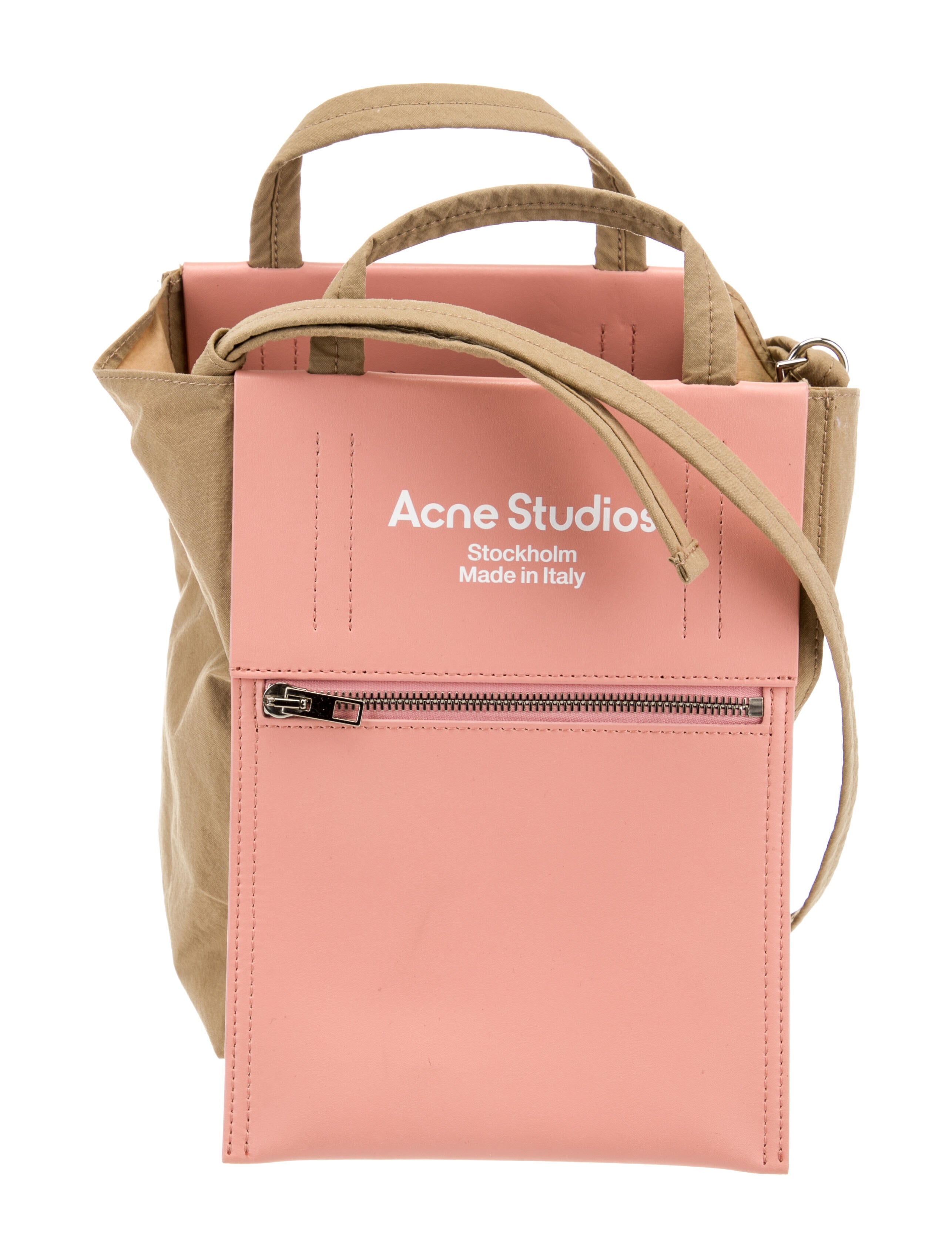 Acne Studios Canvas Tote Bag - Neutrals Totes, Handbags - ACN123550 ...