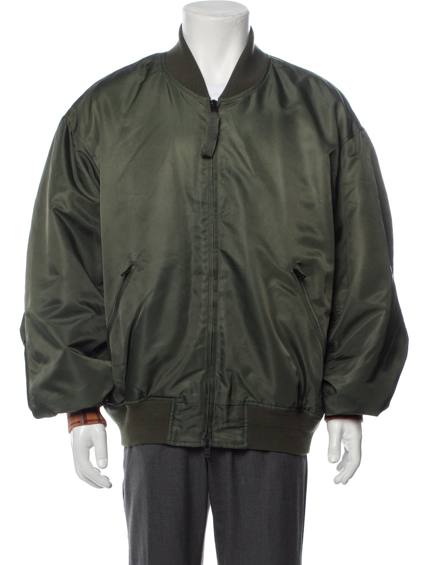 Acne Studios Bomber Jacket - Green Outerwear, Clothing - ACN127701 ...