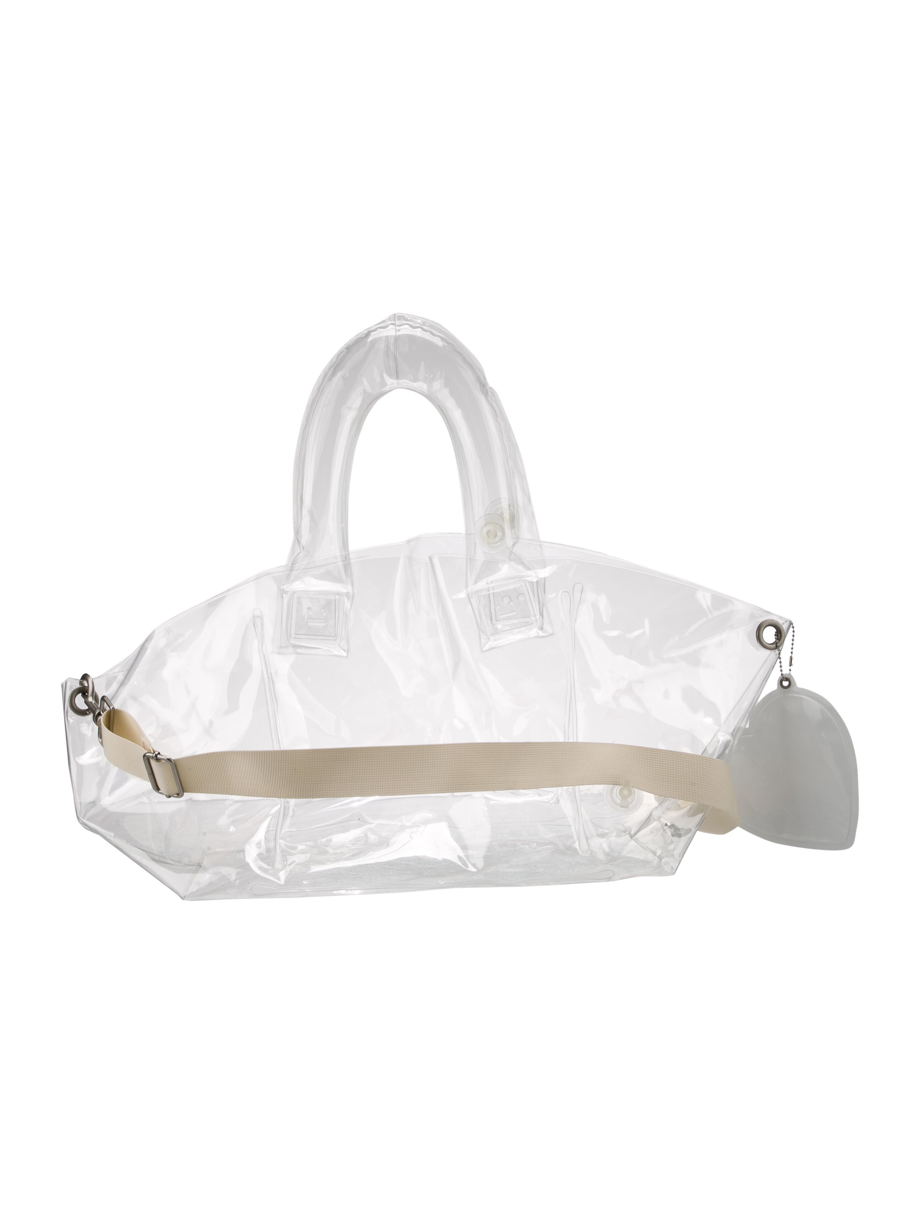 Acne Studios PVC Inflatable Tote Bag - Clear Totes, Handbags ...