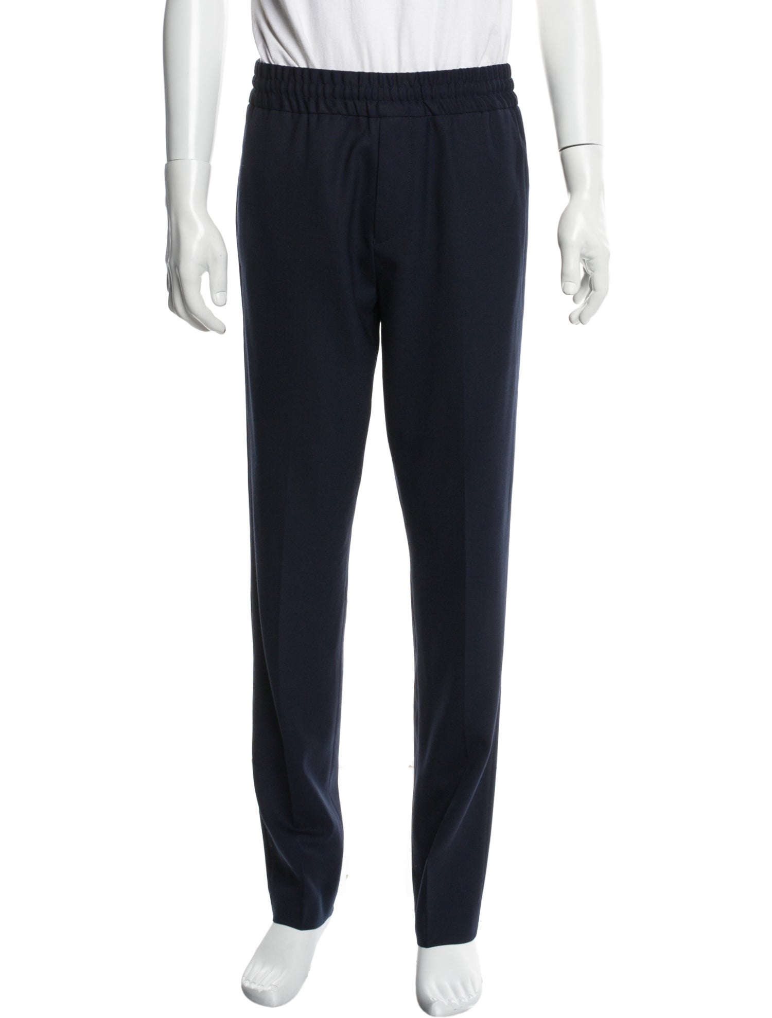 Acne Studios Wool Joggers - Blue, 18.5" Rise Pants, Clothing ...