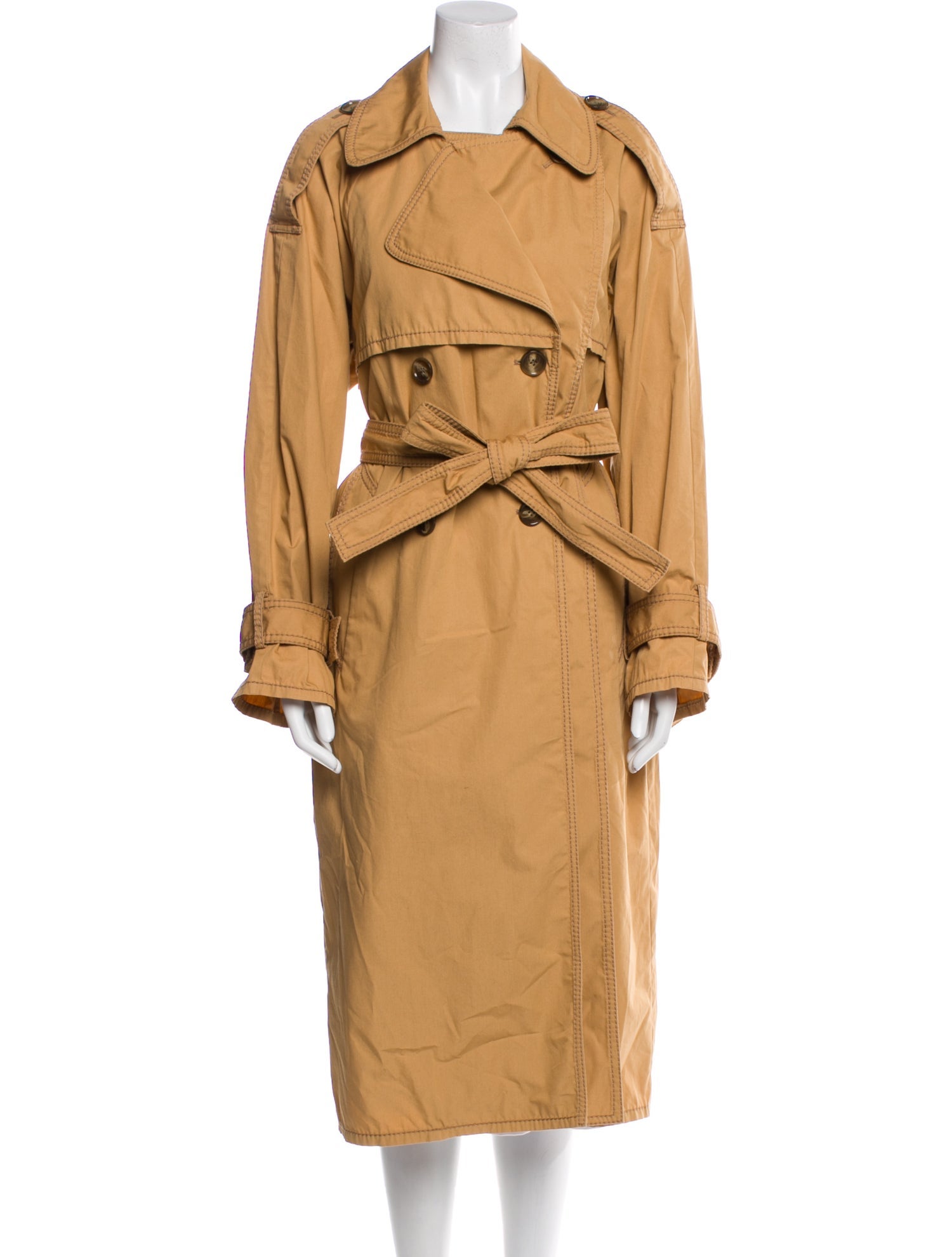 Acne Studios Trench Coat - Neutrals Coats, Clothing - ACN167645 | The ...