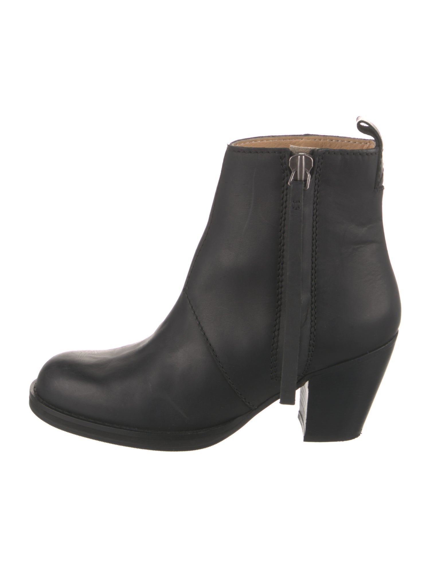 Acne Studios Leather Boots - Black Boots, Shoes - ACN169892 | The RealReal