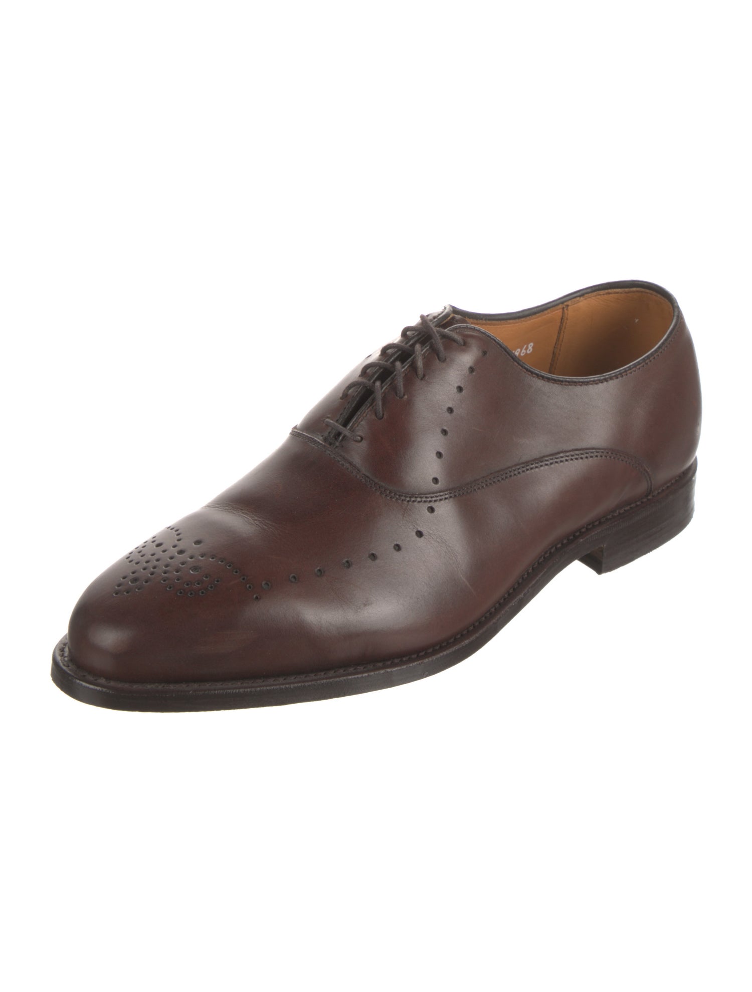 Allen Edmonds Leather Brogues - Brown Oxfords, Shoes - AED24527 | The ...
