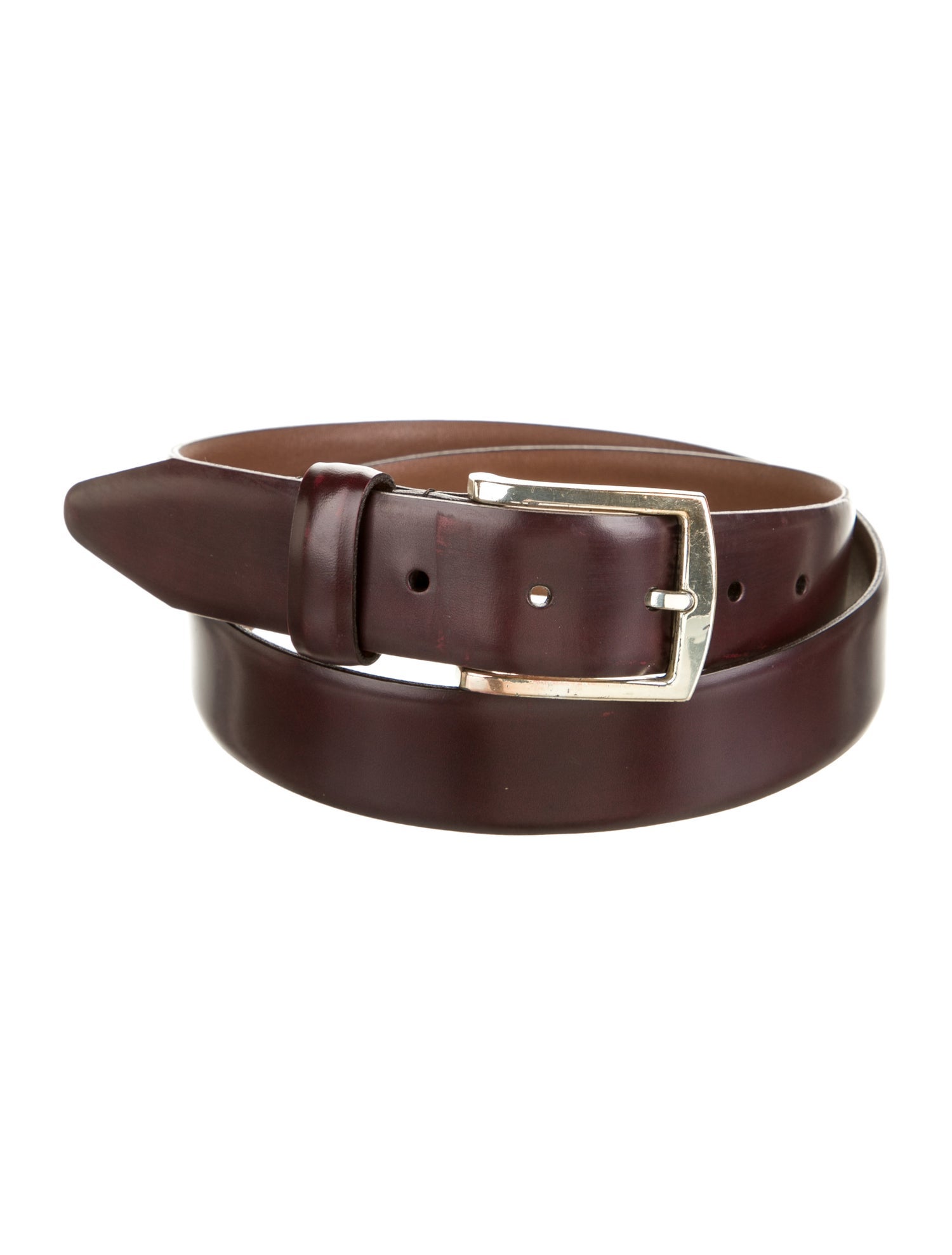 Allen Edmonds Leather Belt - Burgundy Belts, Accessories - AED27686 ...