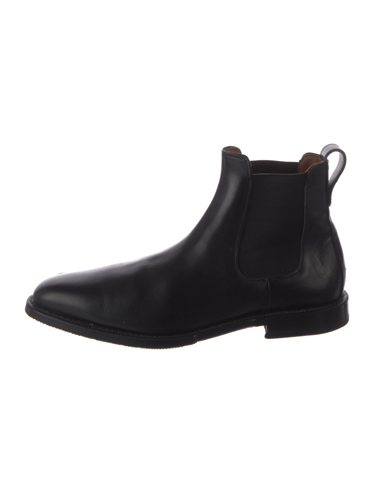Allen Edmonds Leather Chelsea Boots - Black Boots, Shoes - AED28398 ...