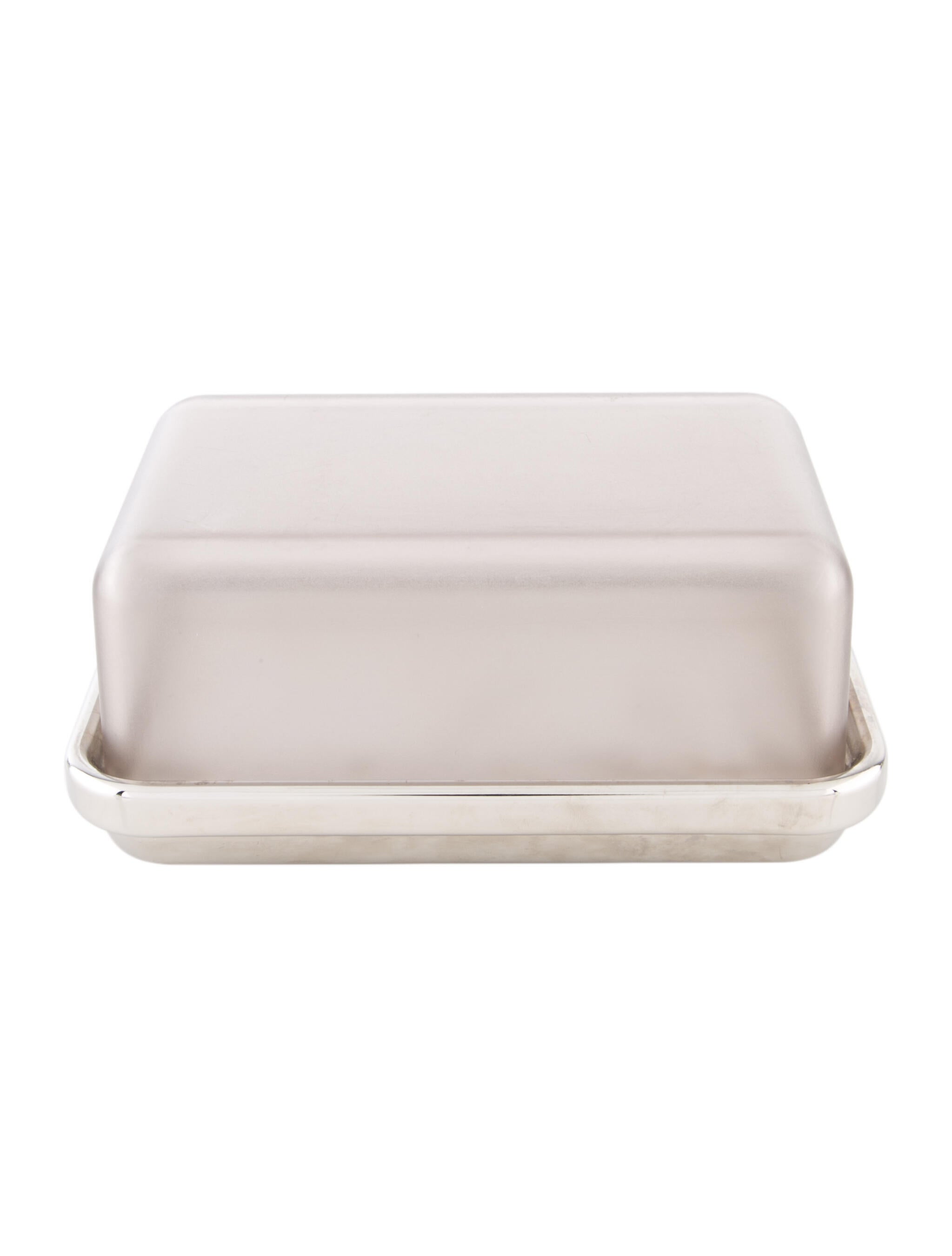 Alessi Ettore Sottsass Butter Dish - Grey Kitchenware, Tabletop ...