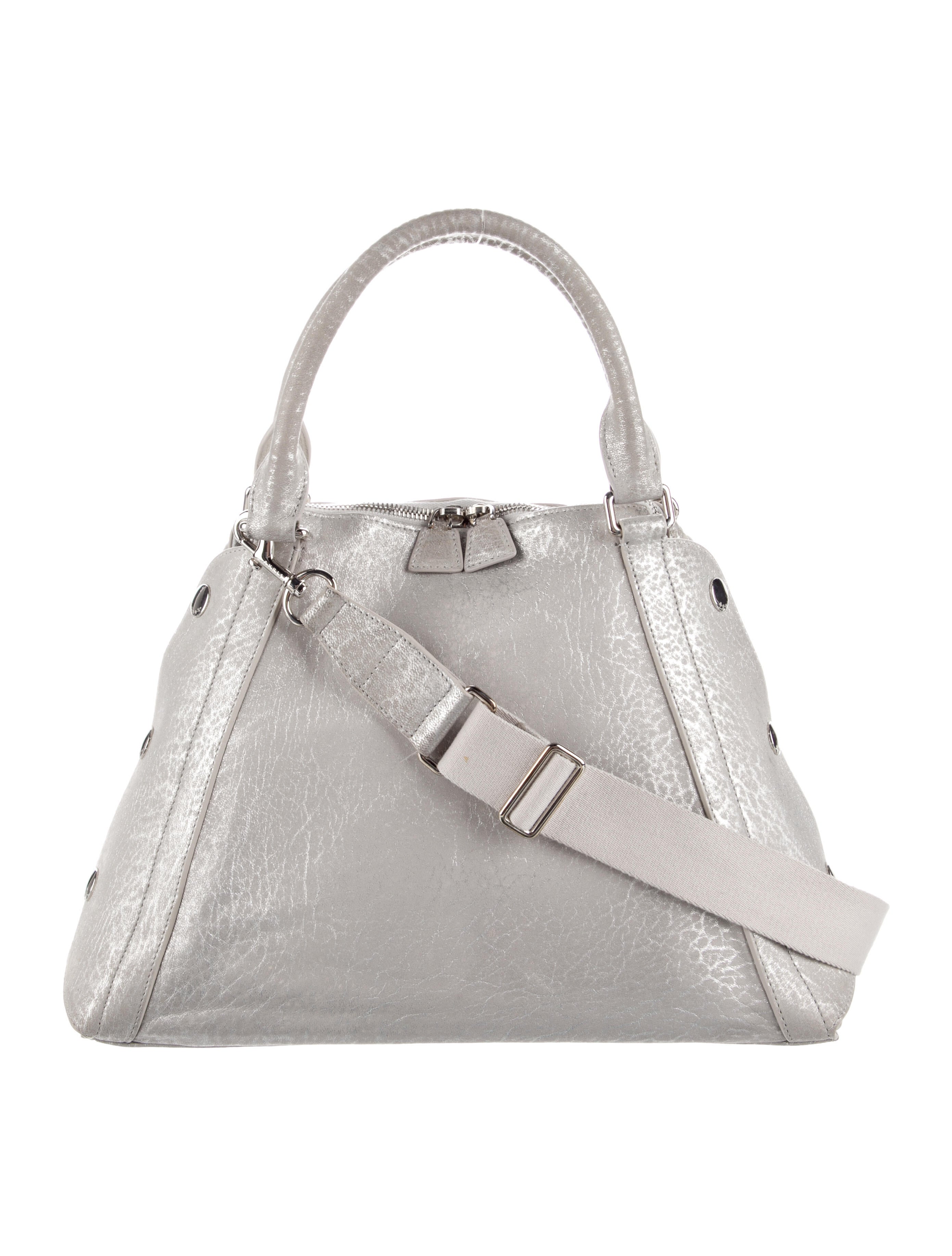 Akris Suede Metallic Crossbody Bag - Metallic Crossbody Bags, Handbags ...