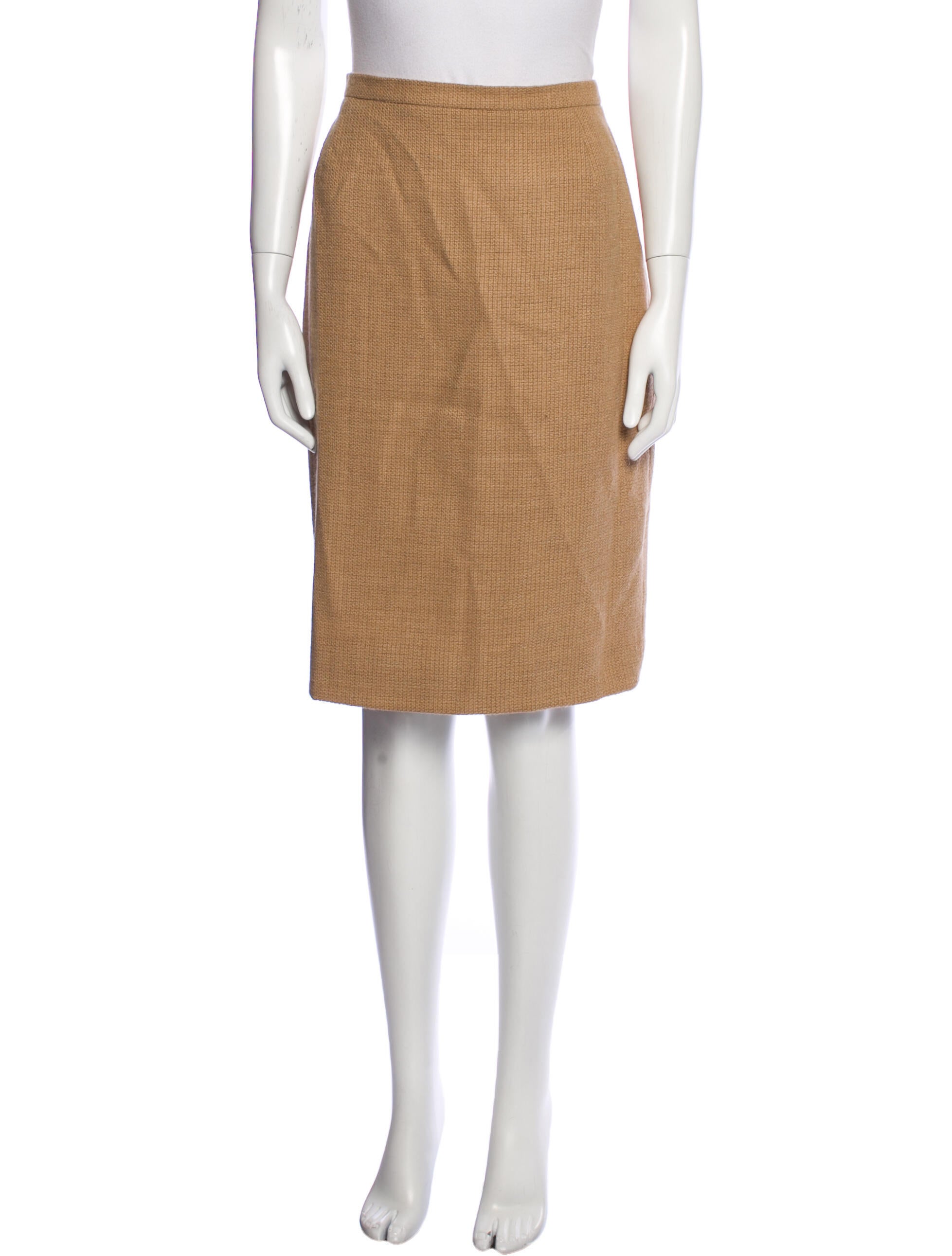 Joseph Goat Leather Knee-Length Skirt - Brown Skirts, Clothing ...