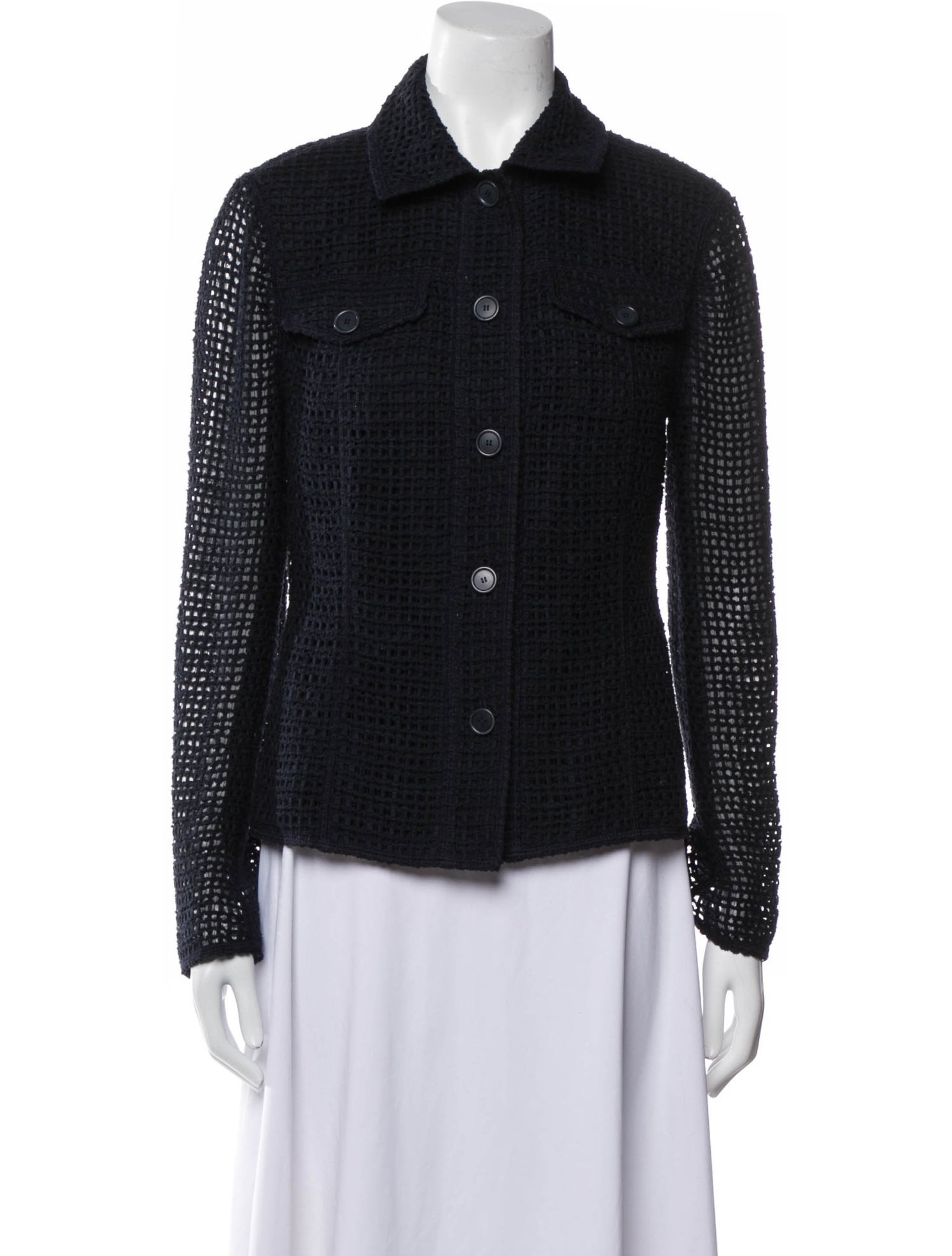 Akris Evening Jacket - Blue Jackets, Clothing - AKR113679 | The RealReal