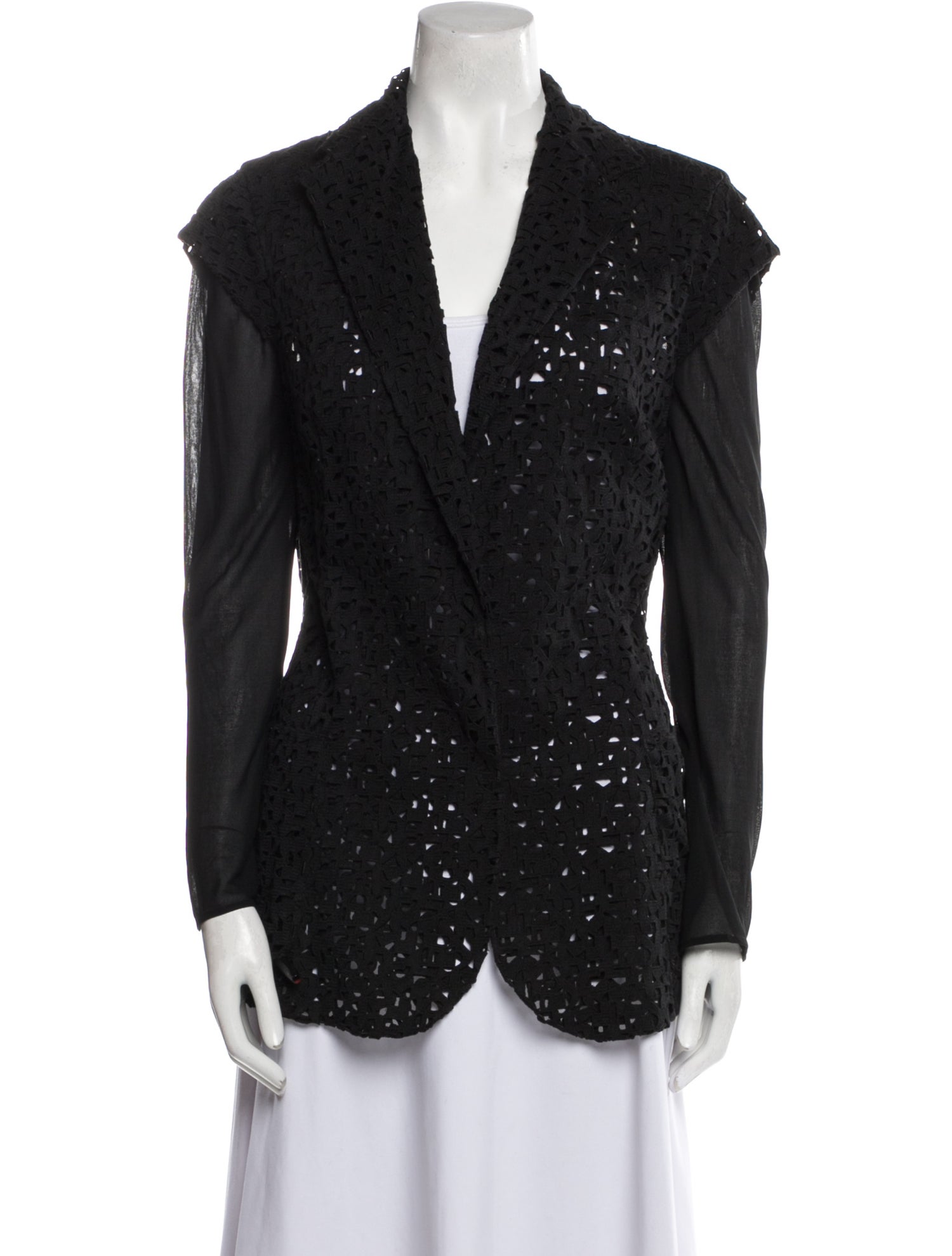 Akris Patterned Jacket - Black Jackets, Clothing - AKR125448 | The RealReal