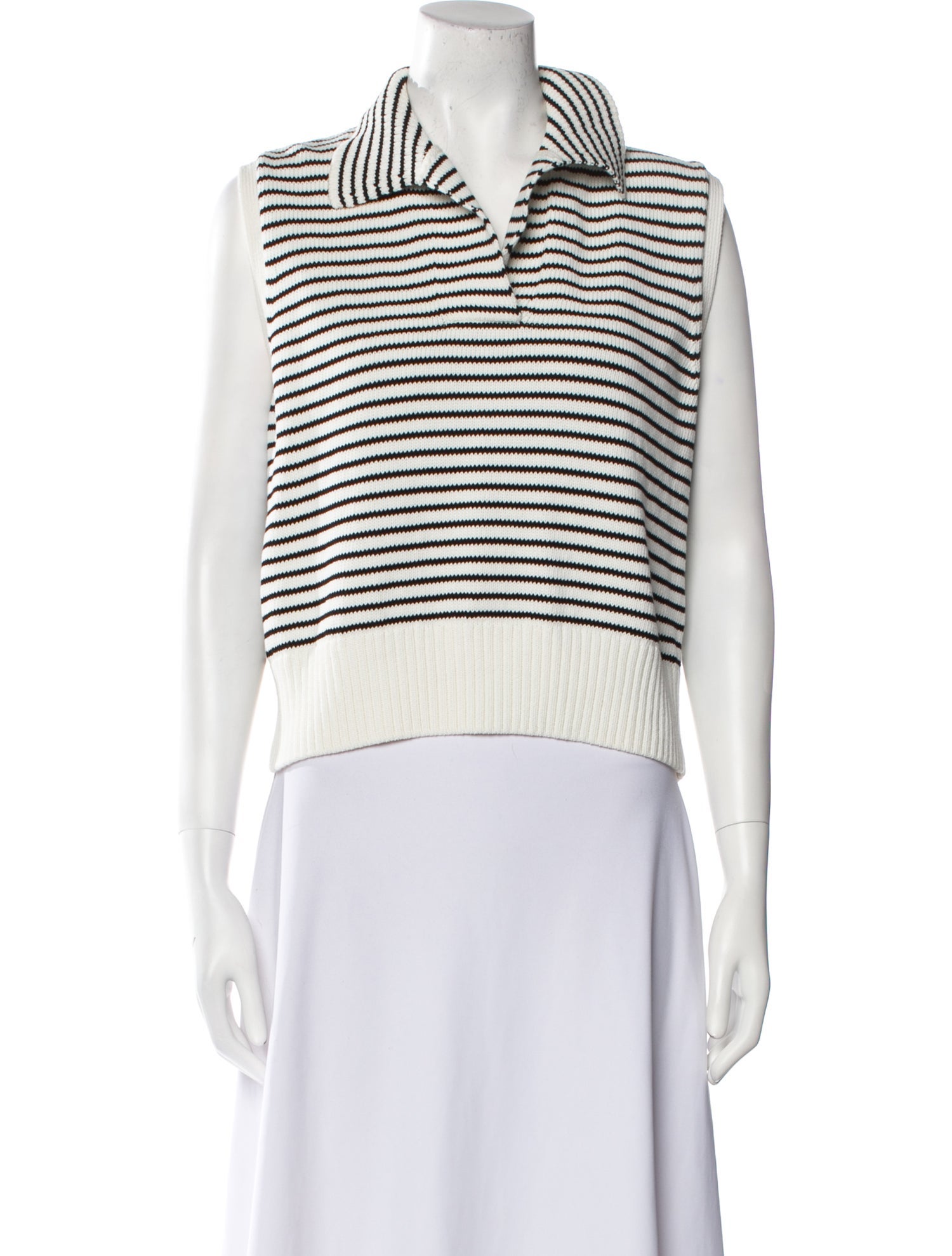 Akris Striped Sweater - Neutrals Knitwear, Clothing - AKR133399 | The ...
