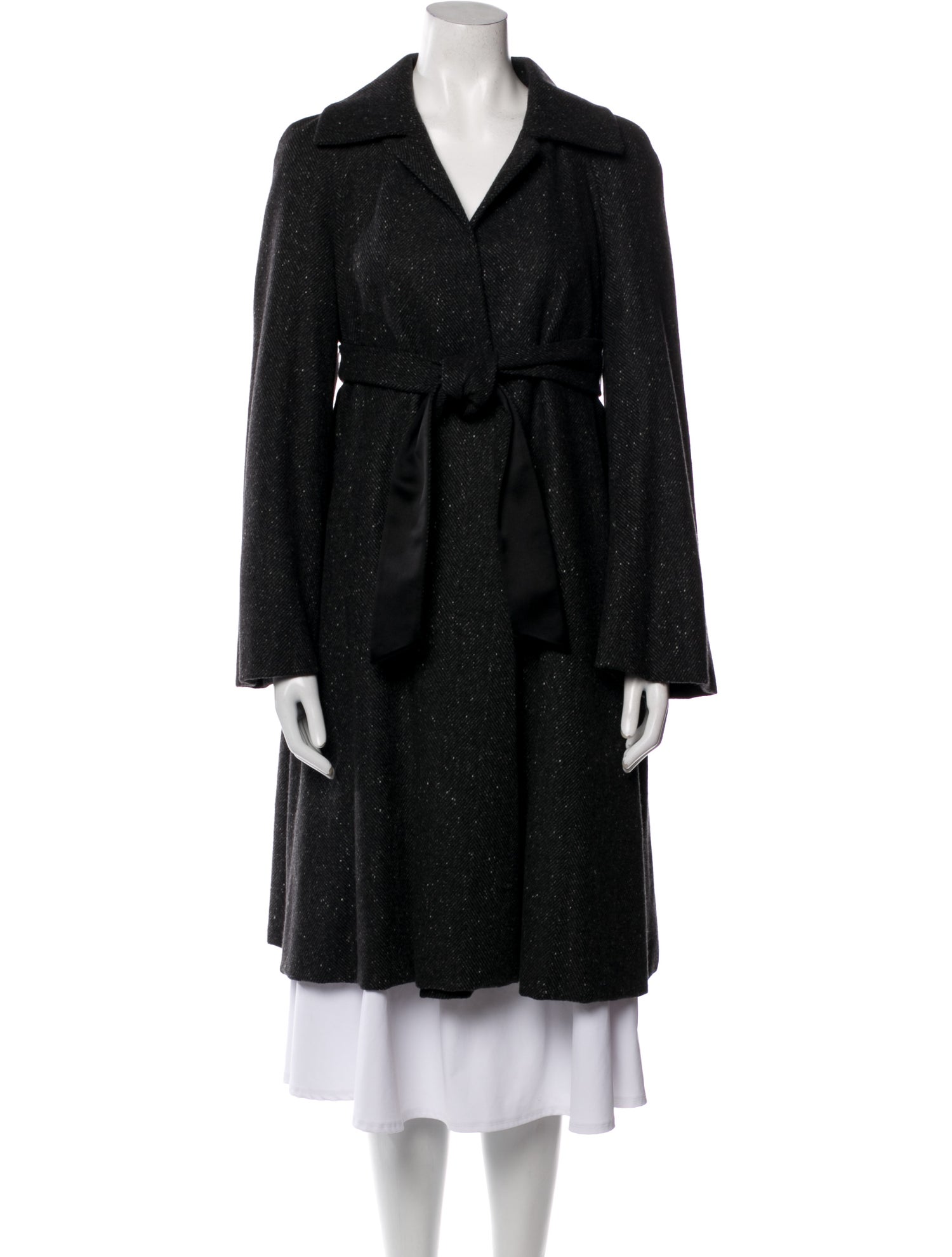 Akris Cashmere Coat - Black Coats, Clothing - AKR134752 | The RealReal