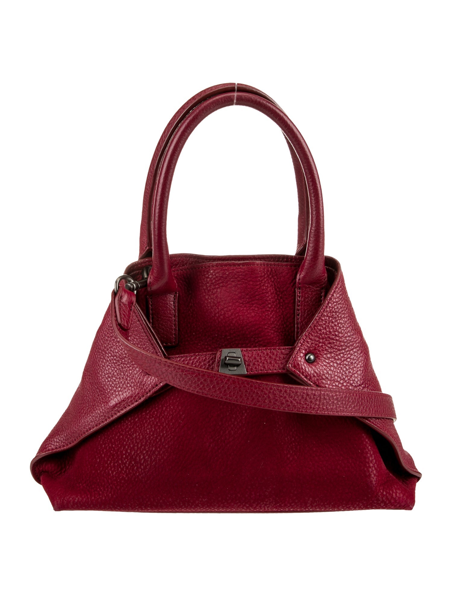 Akris Leather Top Handle Bag - Red Handle Bags, Handbags - AKR137299 ...