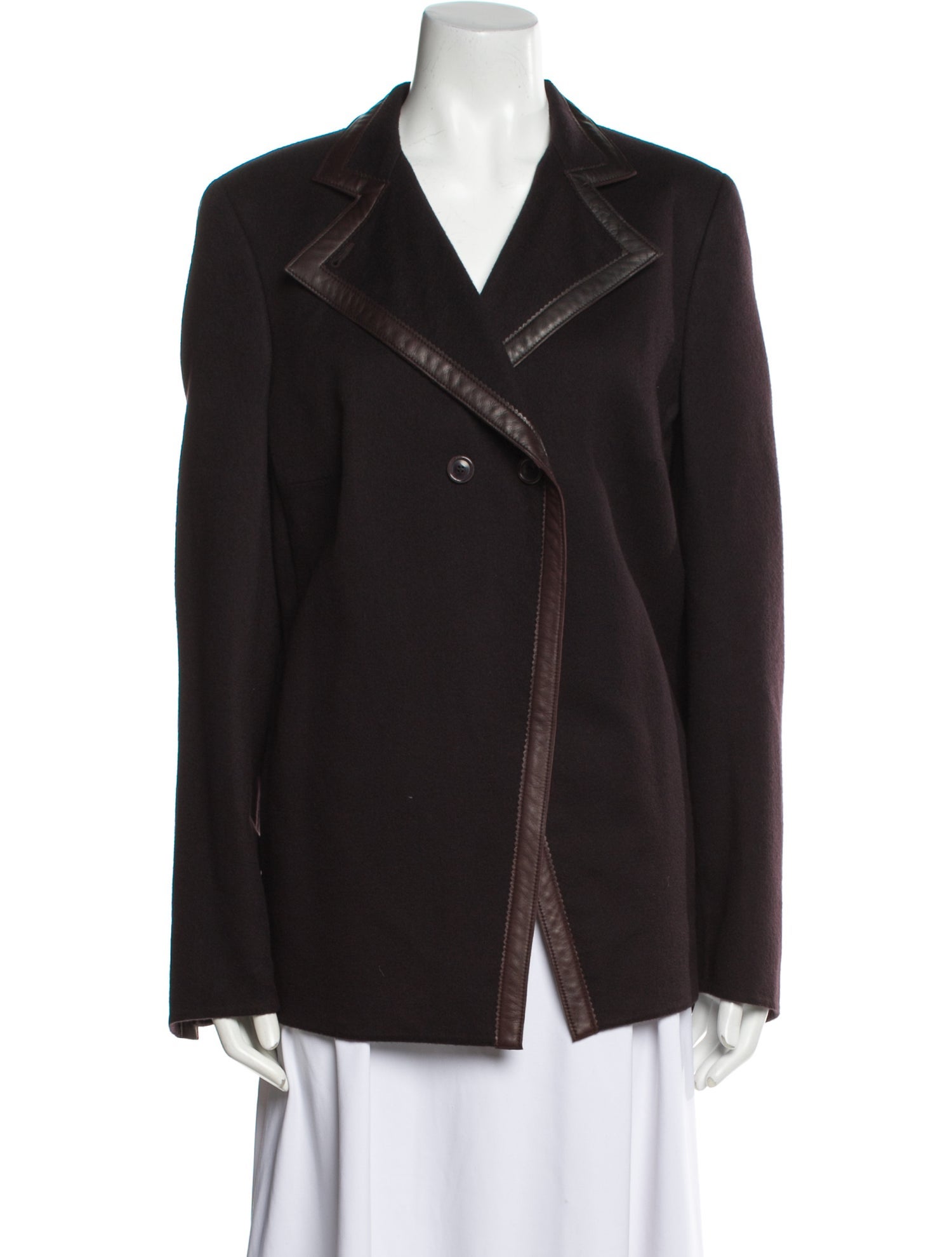 Akris Cashmere Blazer - Brown Jackets, Clothing - AKR139807 | The RealReal
