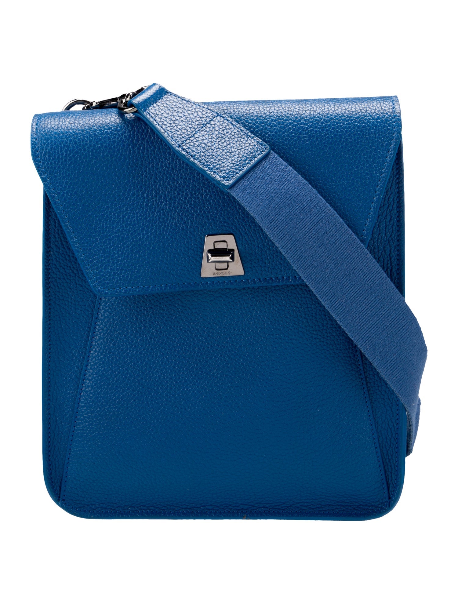 Akris Leather Messenger Bag - Blue Crossbody Bags, Handbags - AKR140024 ...