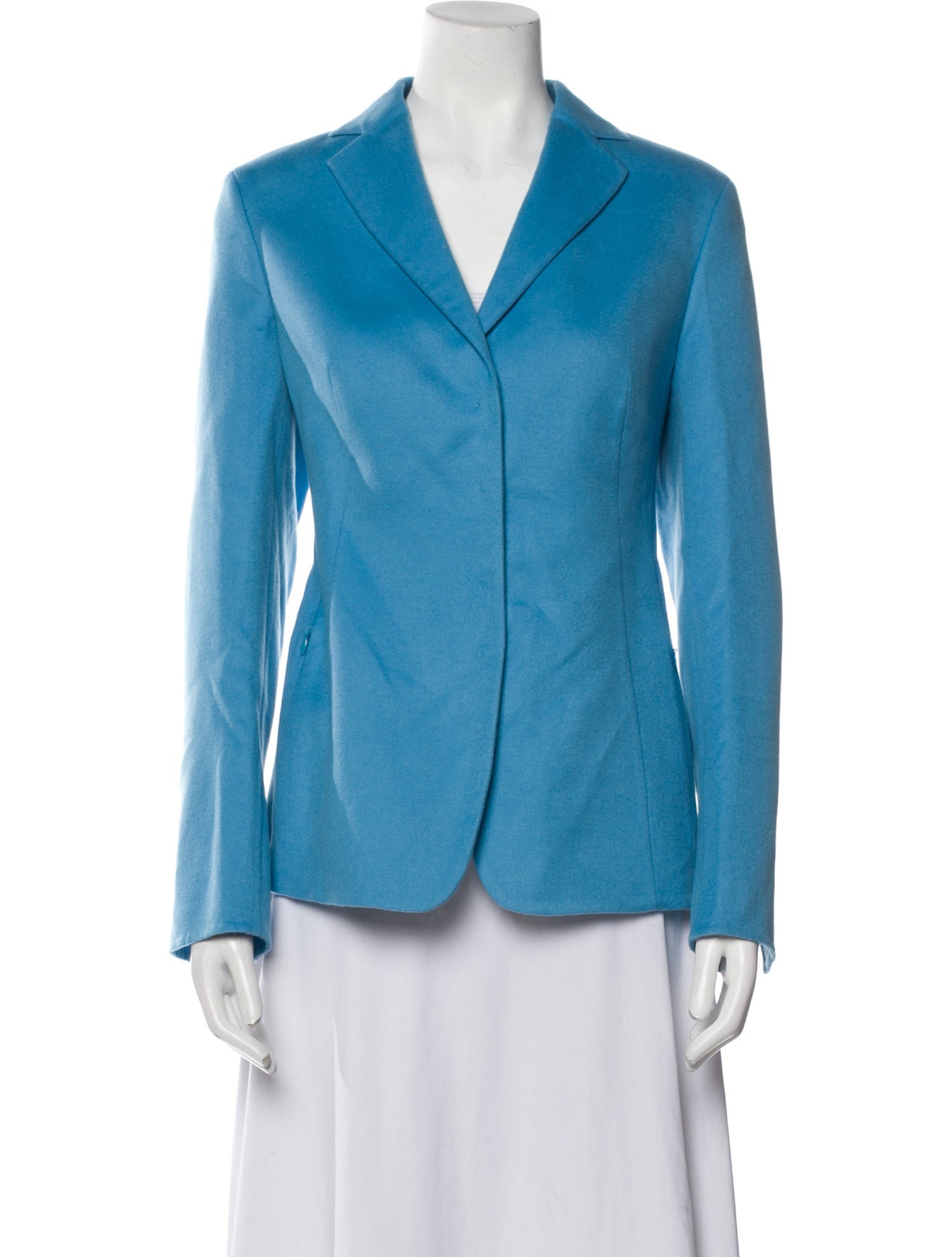 Akris Cashmere Blazer w/ Tags - Blue Jackets, Clothing - AKR140308 ...