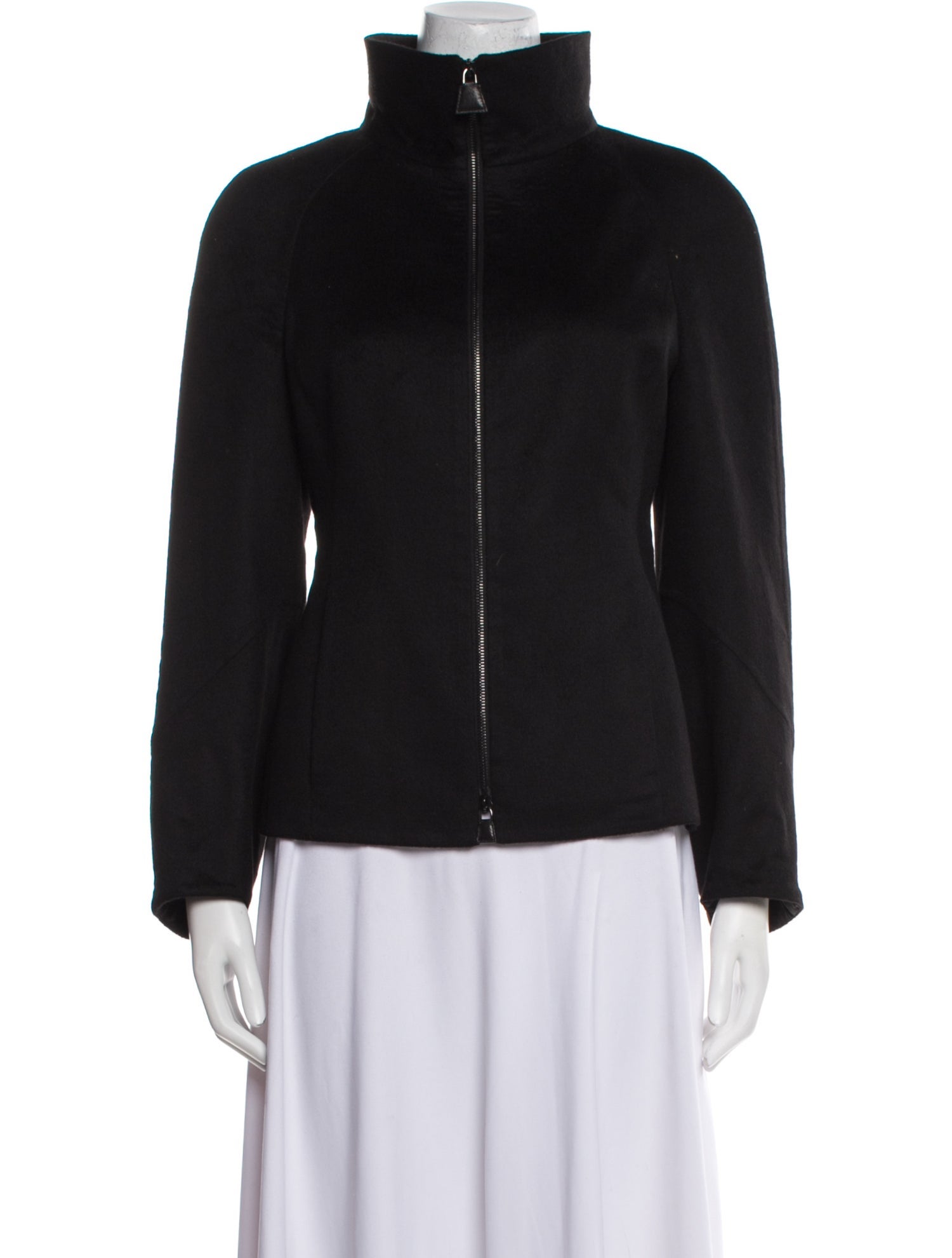 Akris Cashmere Jacket - Black Jackets, Clothing - AKR141606 | The RealReal