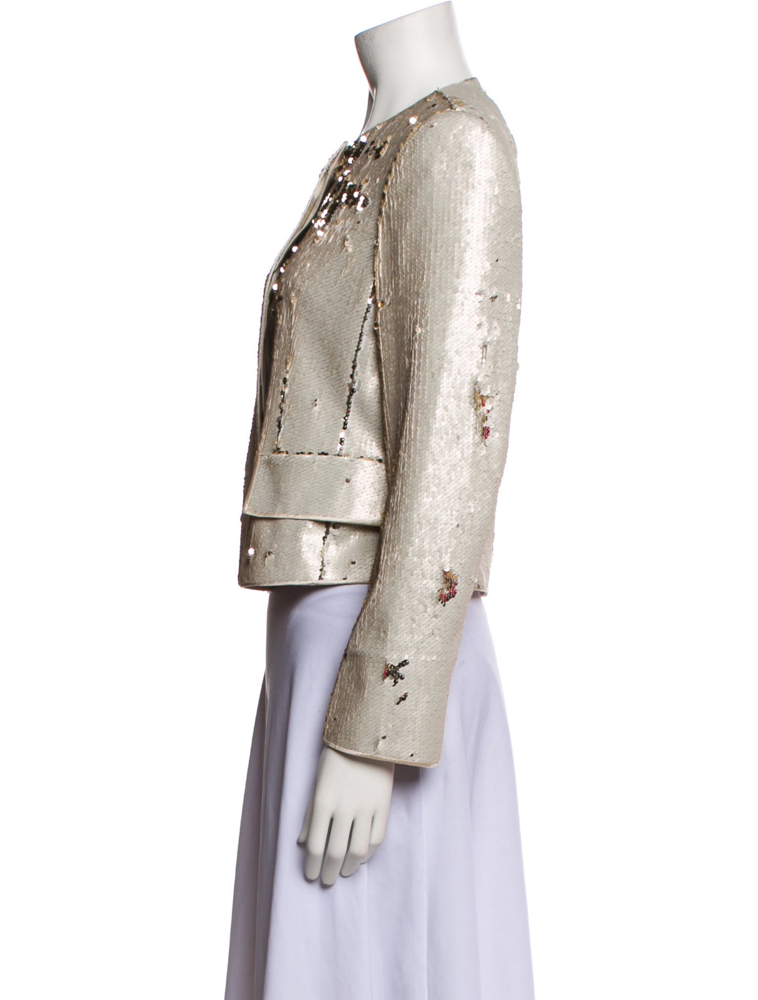 Akris Wool Evening Jacket w/ Tags - Neutrals Jackets, Clothing ...