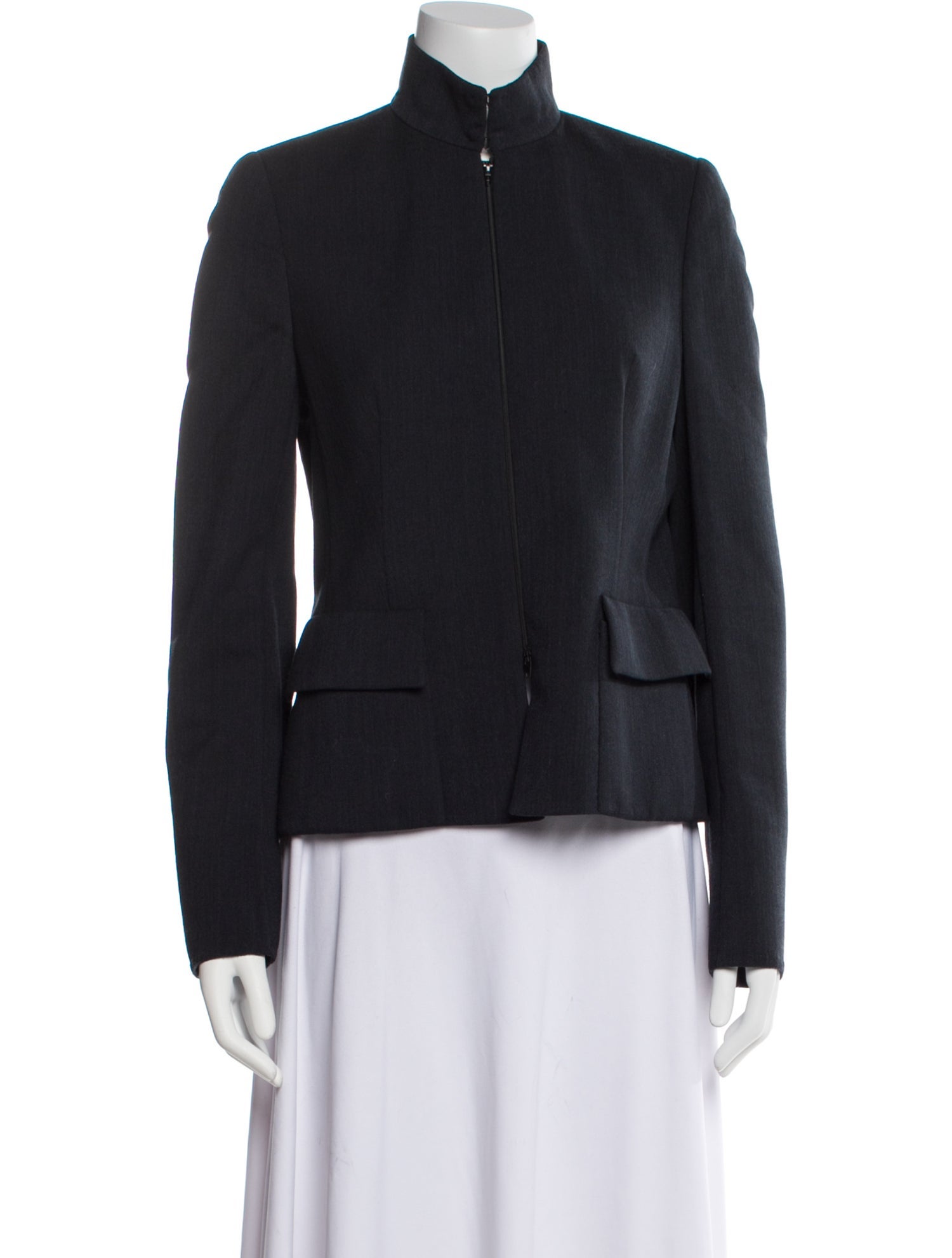 Akris Blazer - Blue Jackets, Clothing - AKR142773 | The RealReal