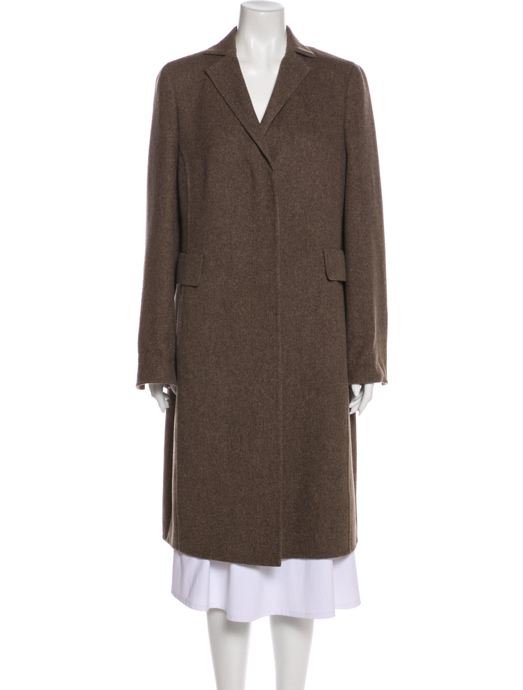 Akris Wool Coat - Brown Coats, Clothing - AKR65913 | The RealReal