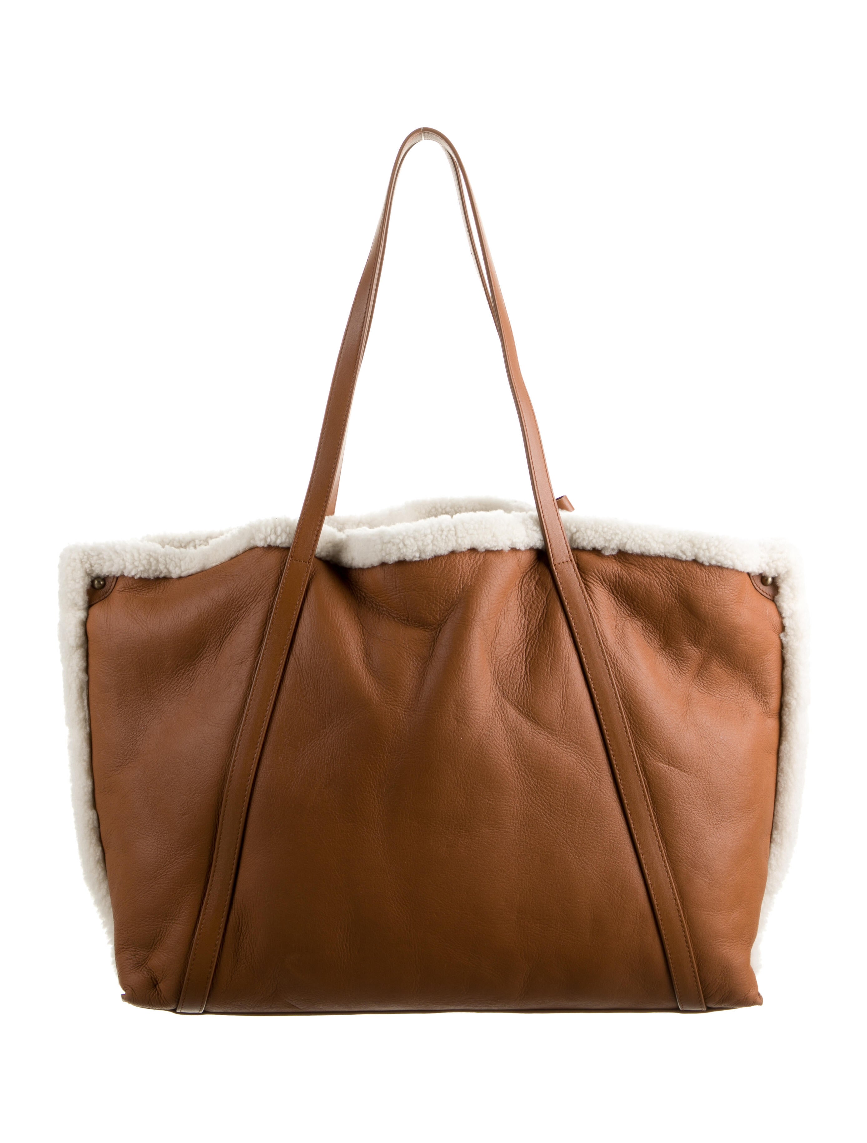 Akris Lambskin Tote Bag - Brown Totes, Handbags - AKR97969 | The RealReal