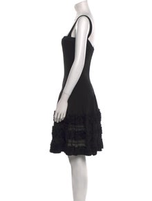 Chio Lace Pattern Mini Dress - Metallic Dresses, Clothing - WCHOE20444 ...