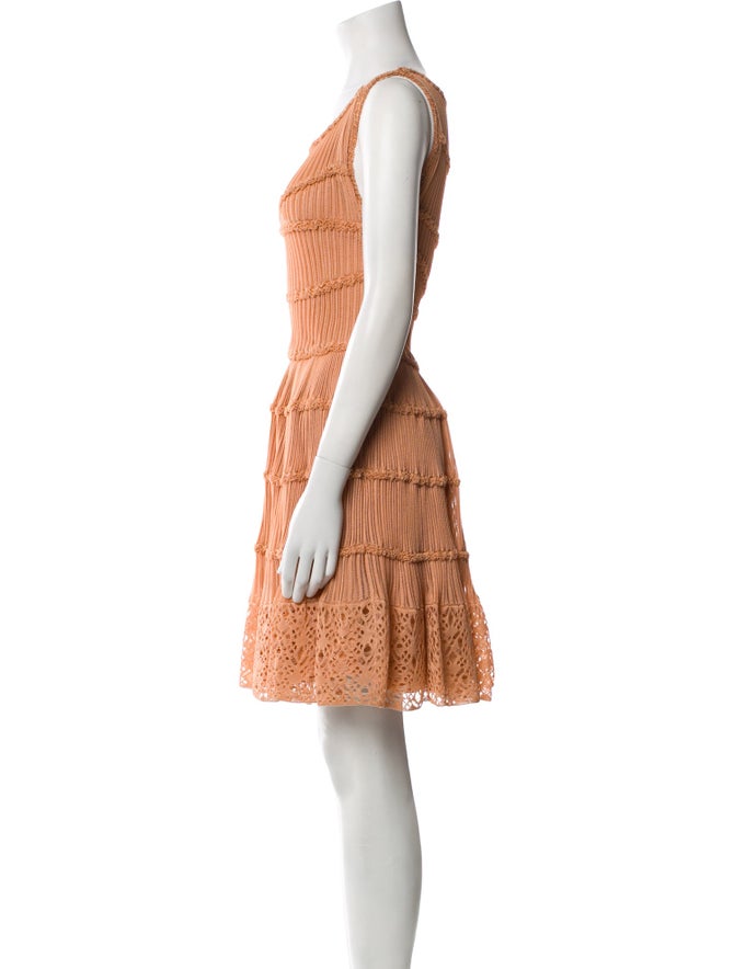 Alaïa Silk Mini Dress - Neutrals Dresses, Clothing - AL2108106 | The ...