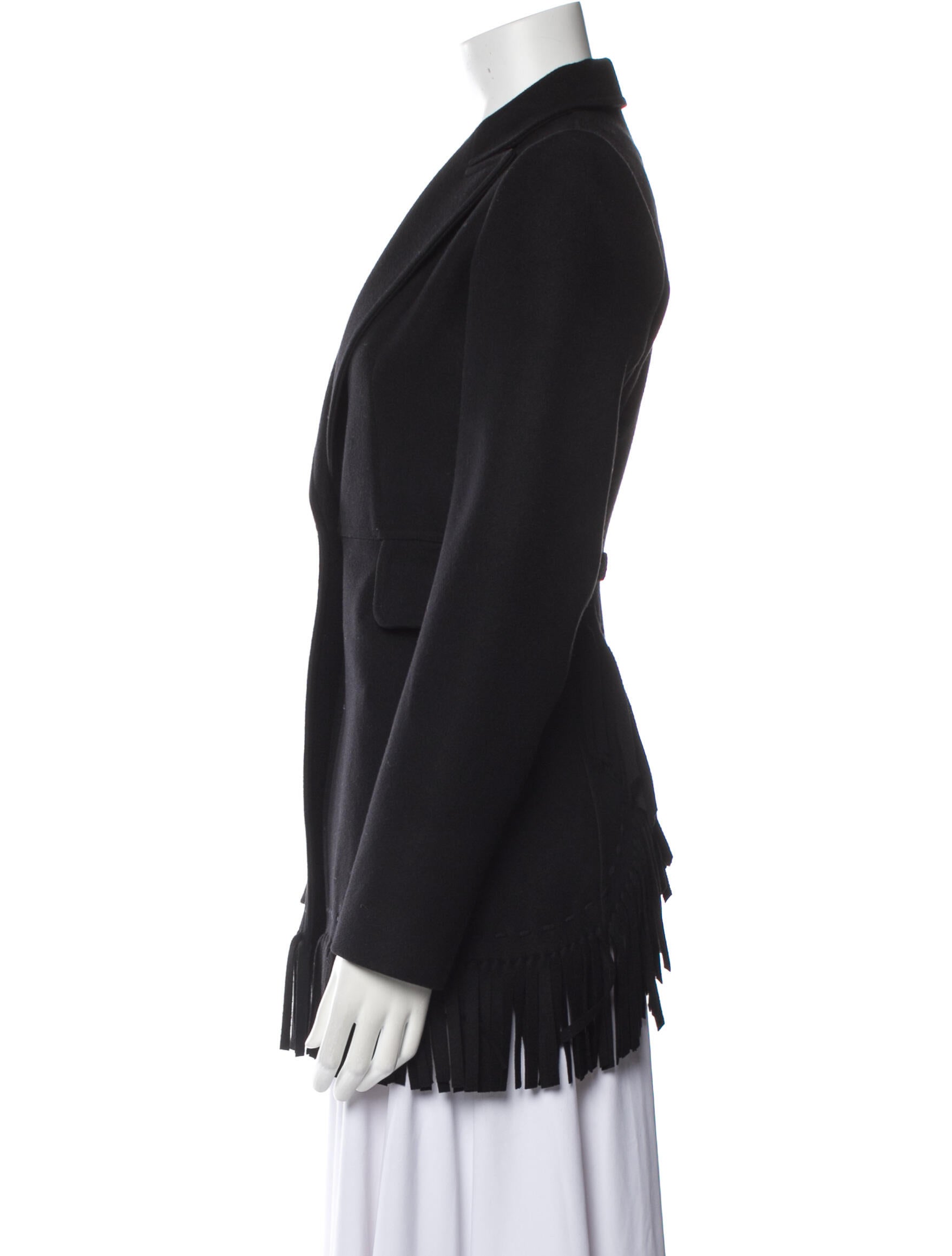 Alaïa Wool Double-Breasted Coat - Black Coats, Clothing - AL229054 ...