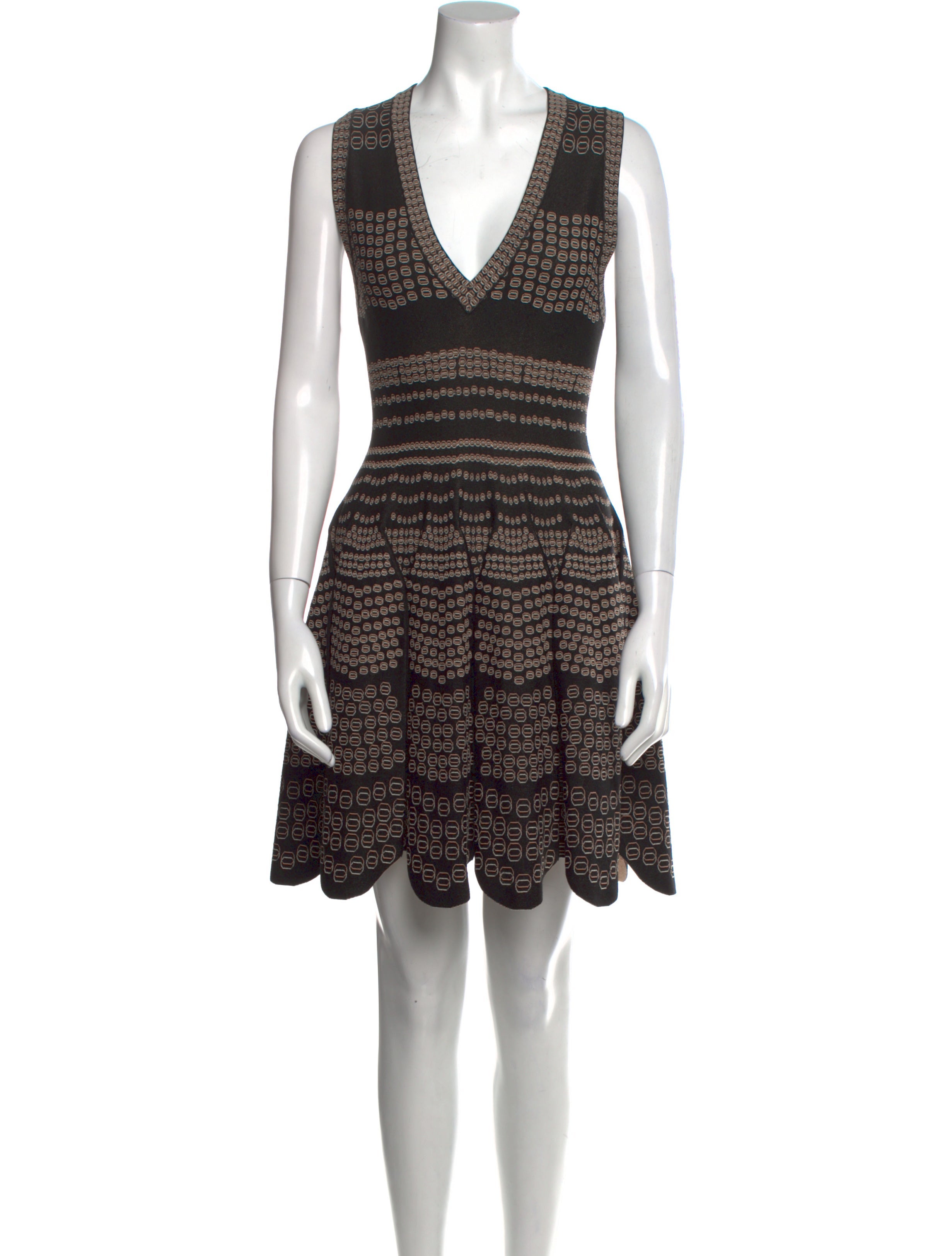 Alaïa Printed Mini Dress - Black Dresses, Clothing - AL279180 | The ...