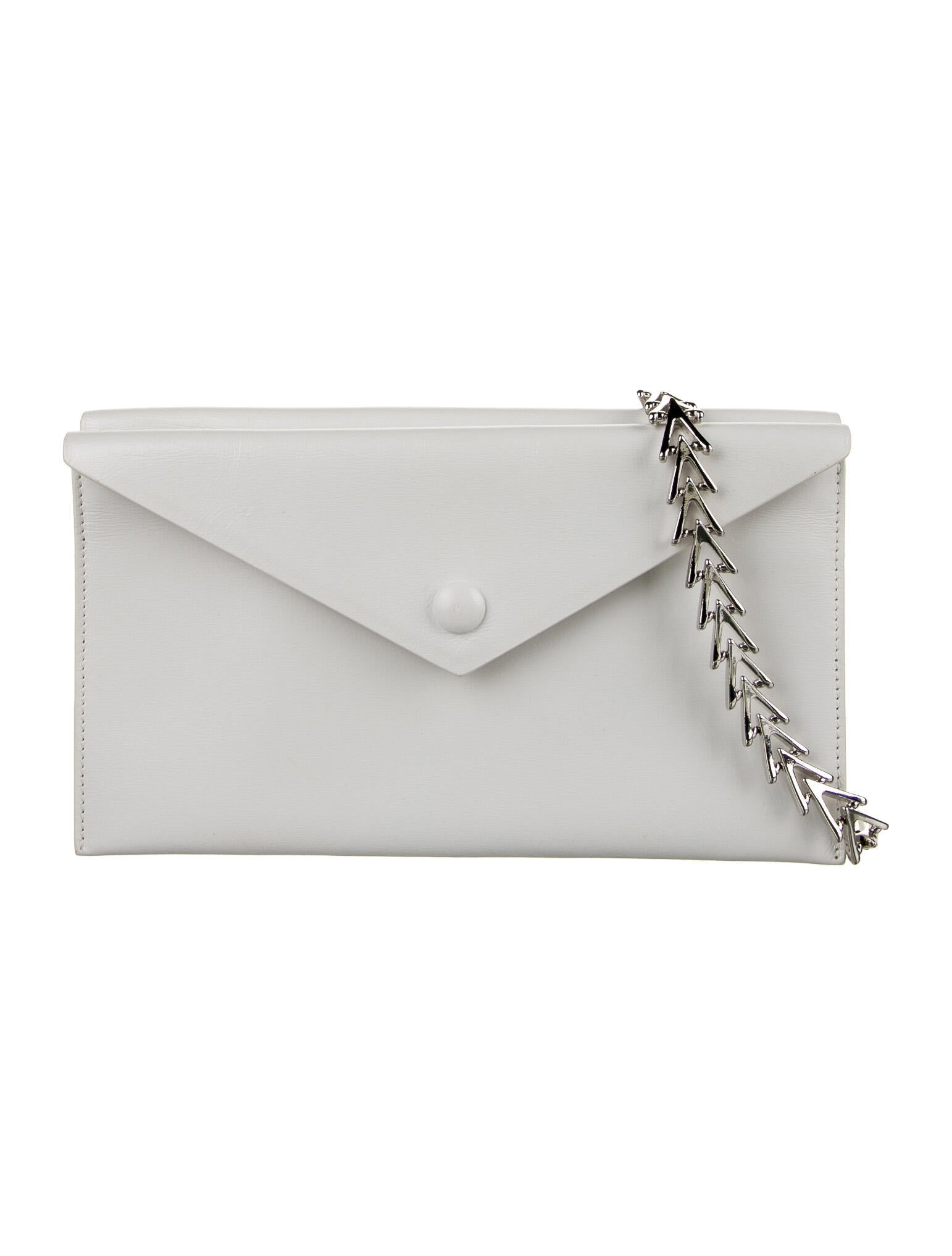 Alaïa Leather Clutch - White Clutches, Handbags - AL280411 | The RealReal