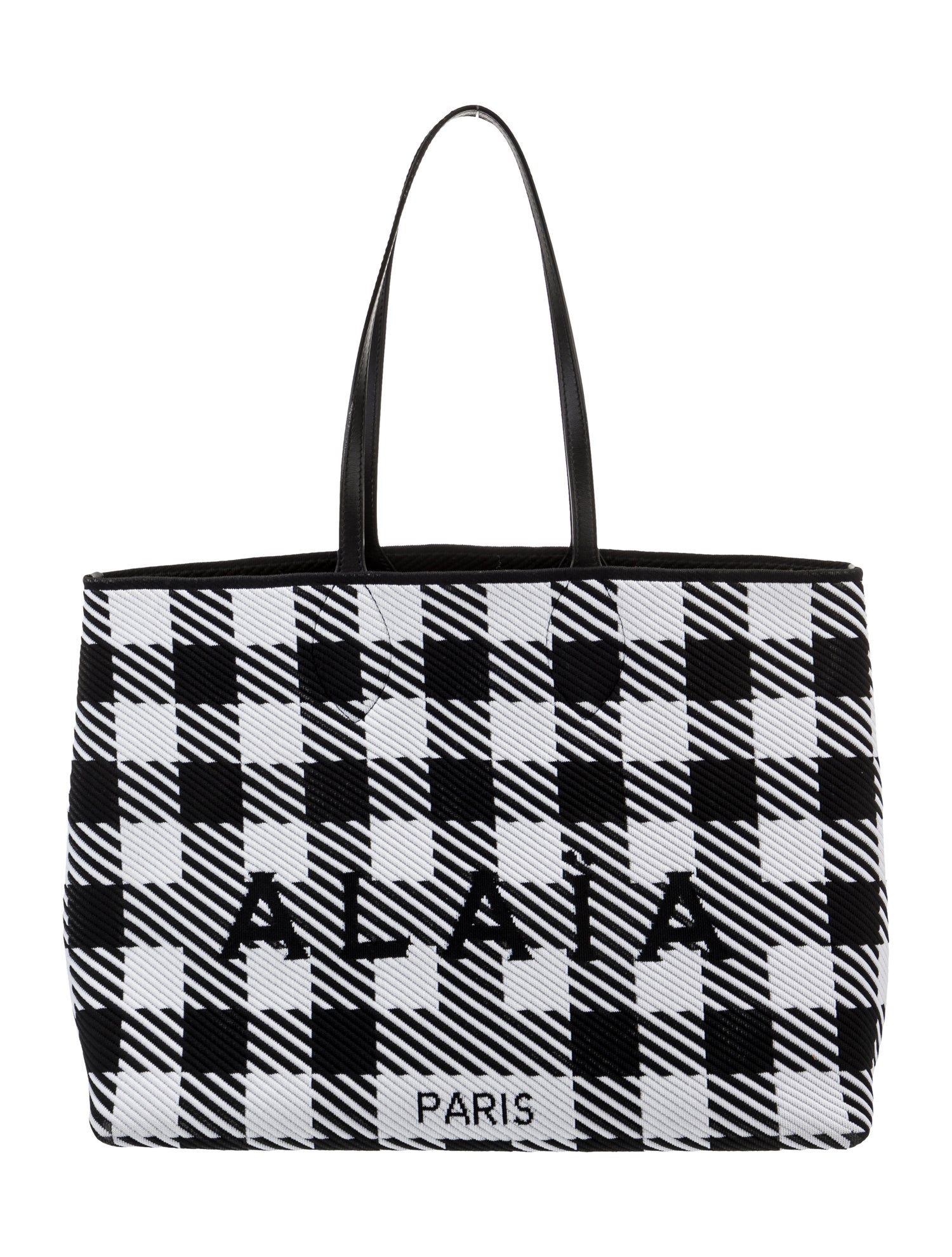 Alaïa Leather Trim Nylon Tote Bag - Black Totes, Handbags - AL287464 ...