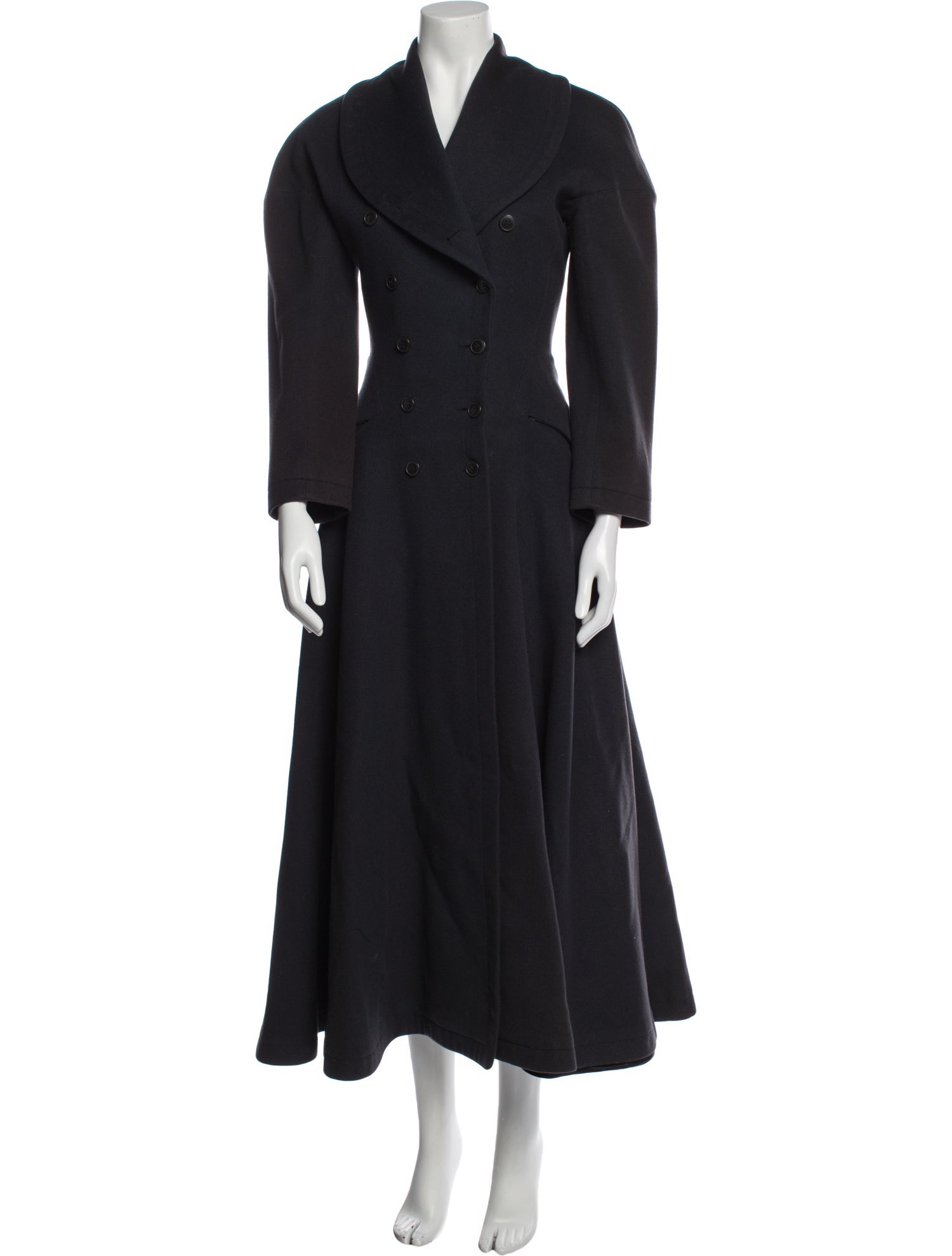 Alaïa Vintage Late 1980's - Early 1990's Coat - Grey Coats, Clothing ...