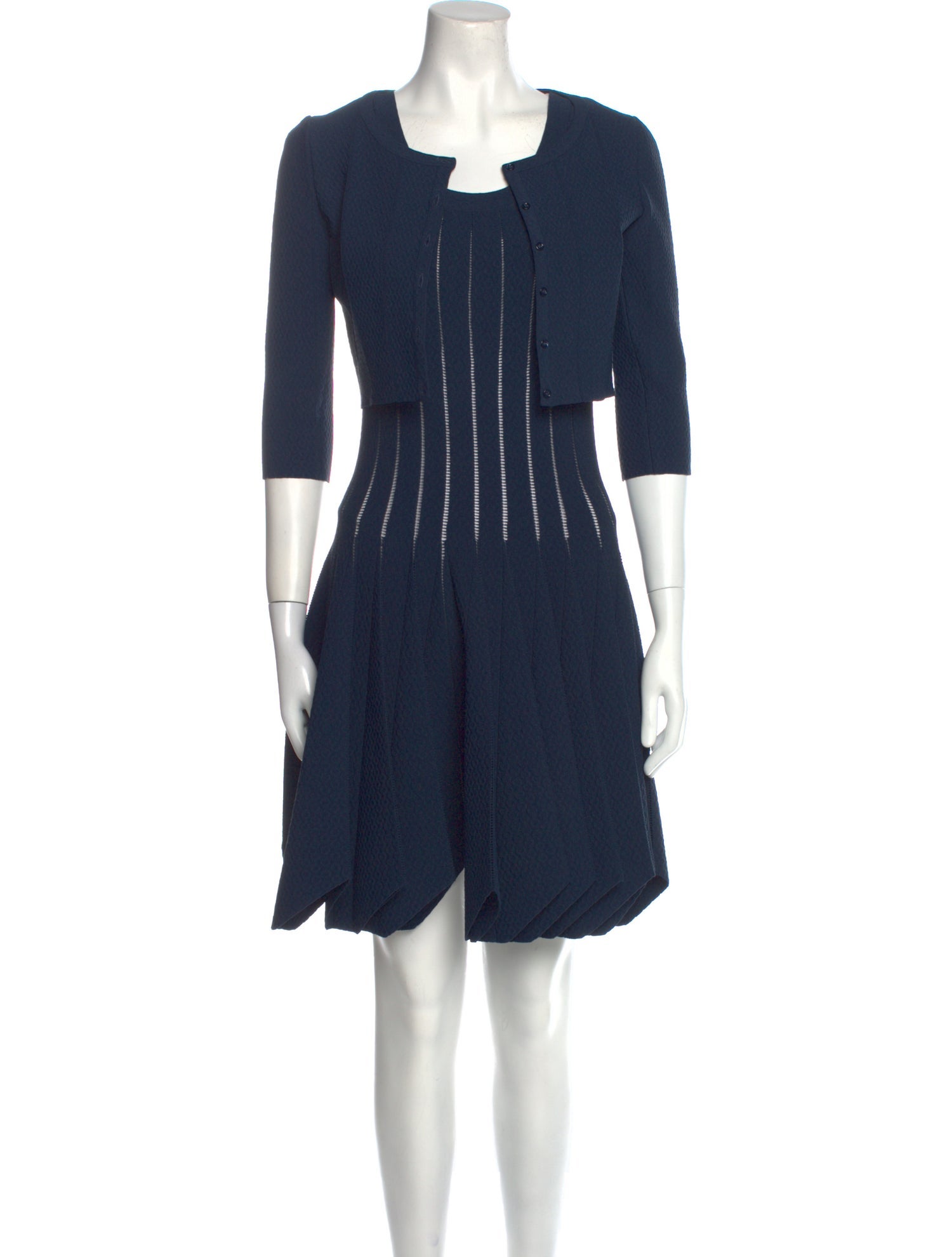 Alaïa Striped Dress Set - Blue Suits and Sets, Clothing - AL288405 ...