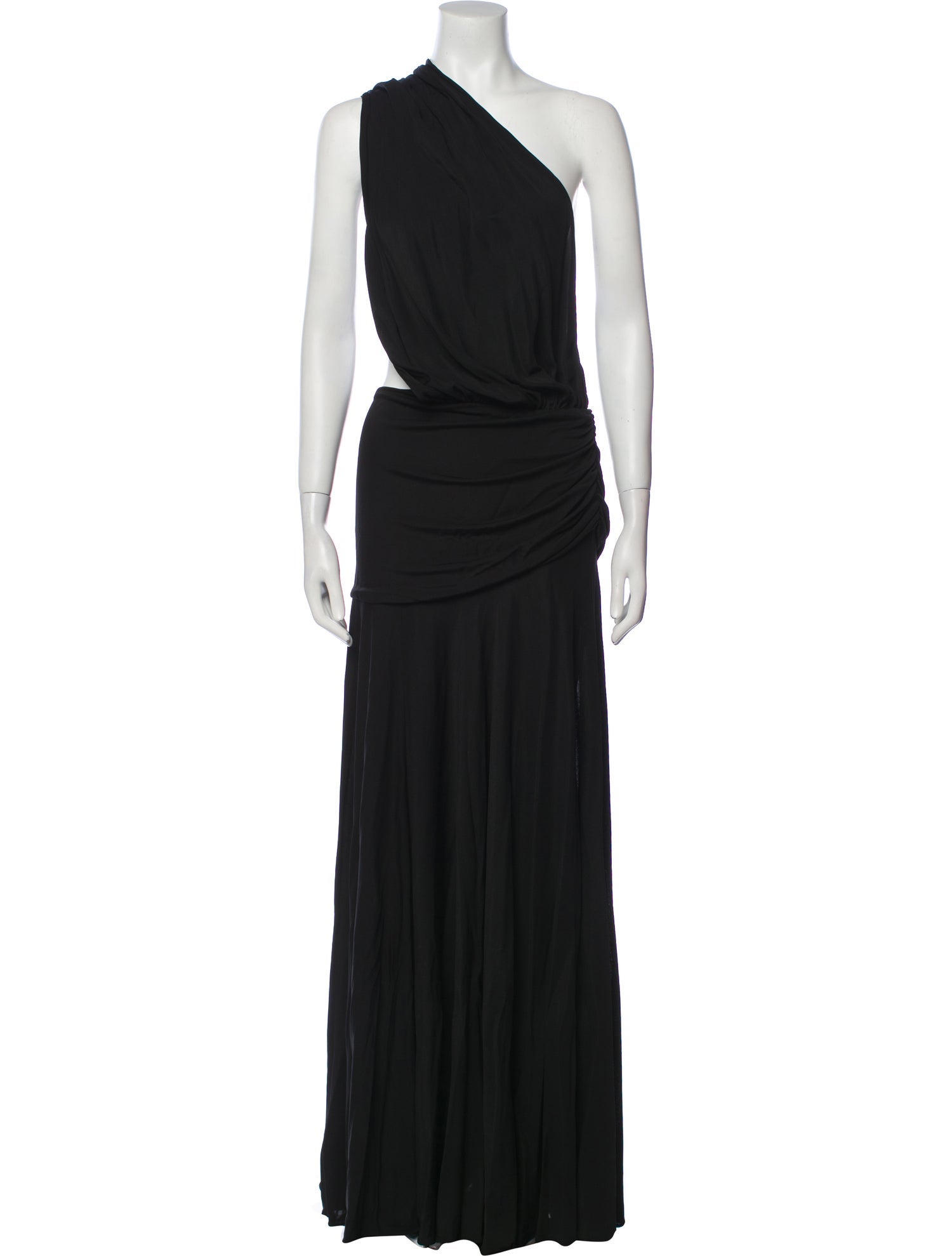 Alaïa One-Shoulder Long Dress - Black Dresses, Clothing - AL288992 ...
