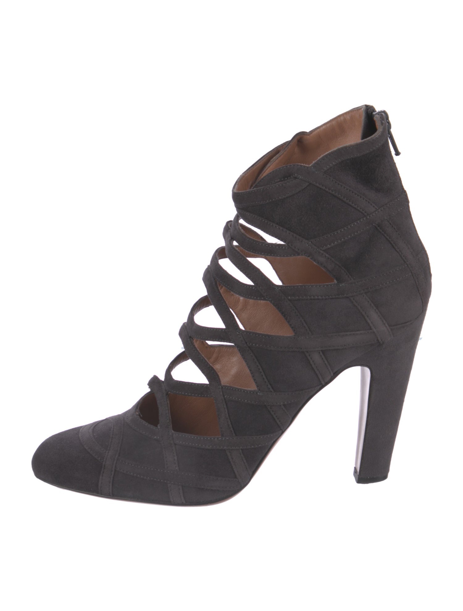 Alaïa Suede Pumps - Grey Pumps, Shoes - AL289532 | The RealReal