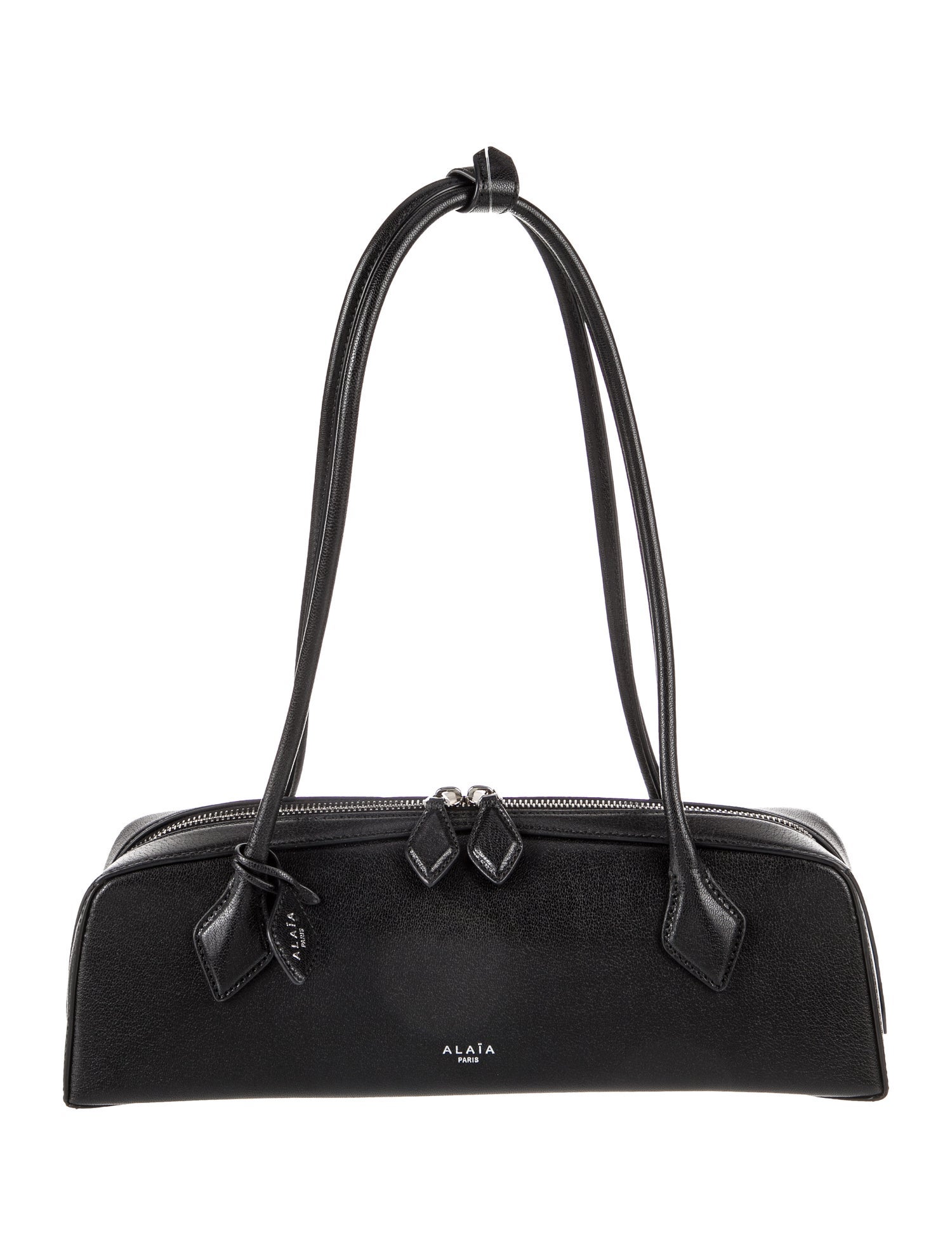 Alaïa Leather Shoulder Bag - Black Shoulder Bags, Handbags - AL294644 ...