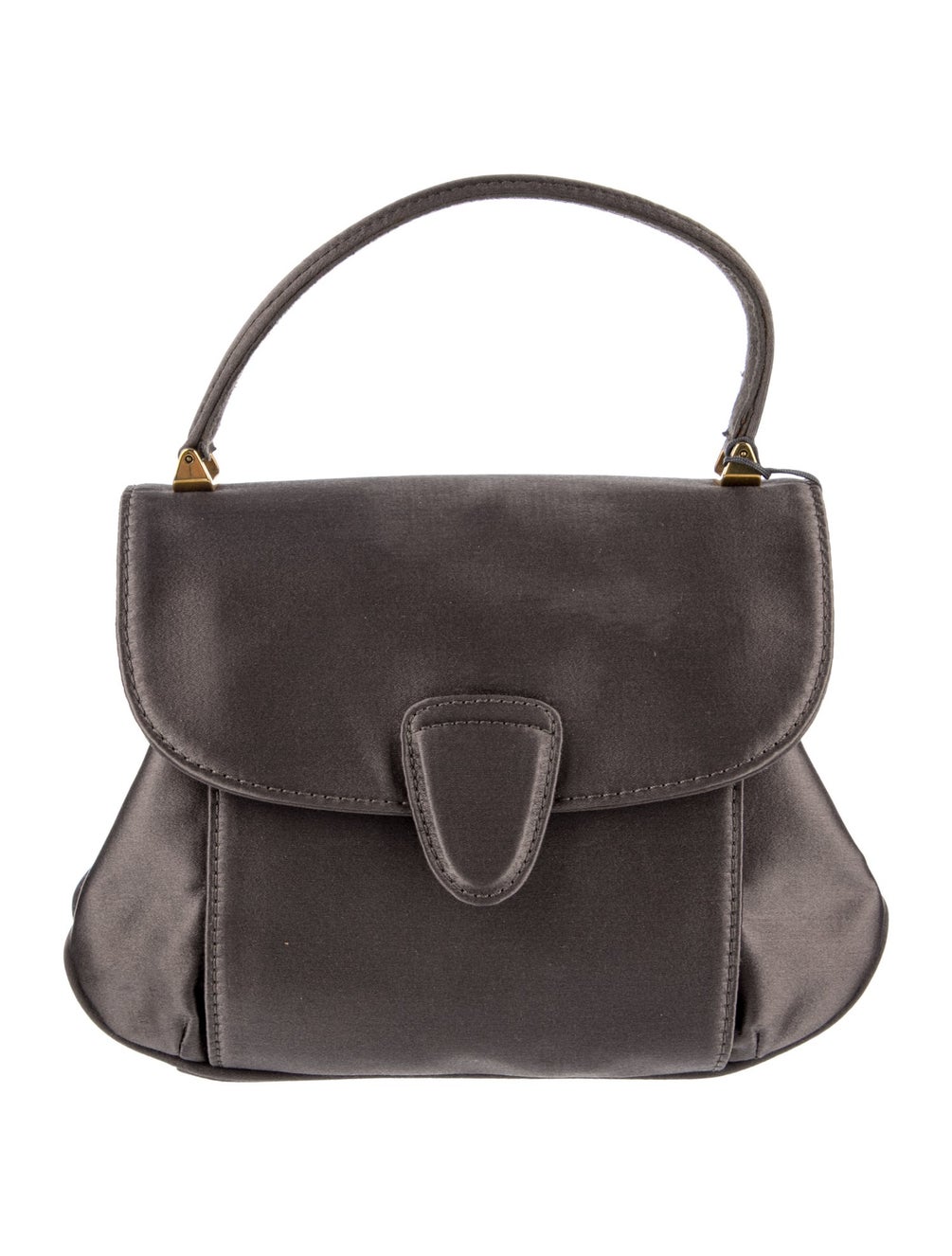 Alberta Ferretti Satin Mini Bag - Grey Mini Bags, Handbags - ALB42298 ...
