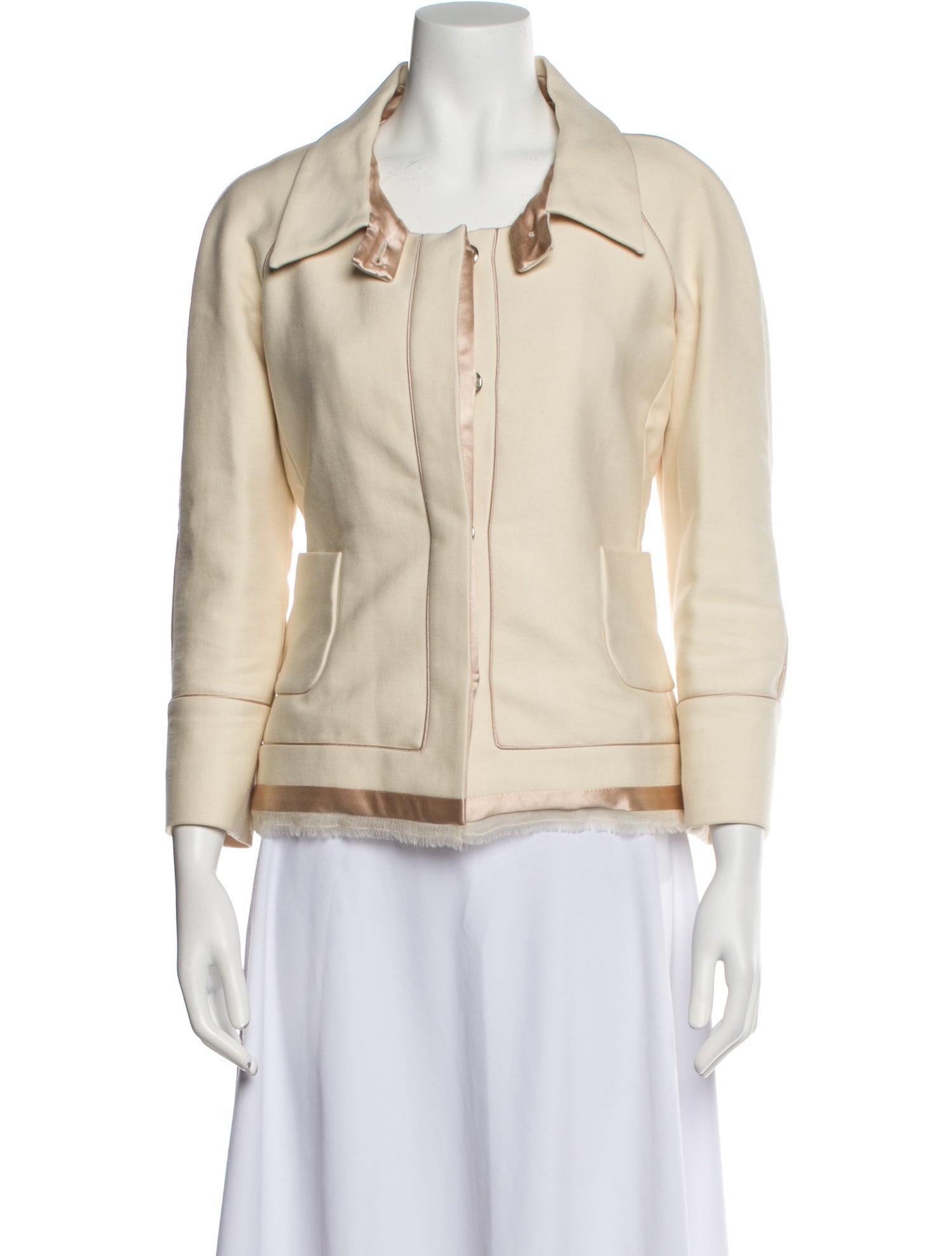 Alessandro Dell'Acqua Biker Jacket - Neutrals Jackets, Clothing ...