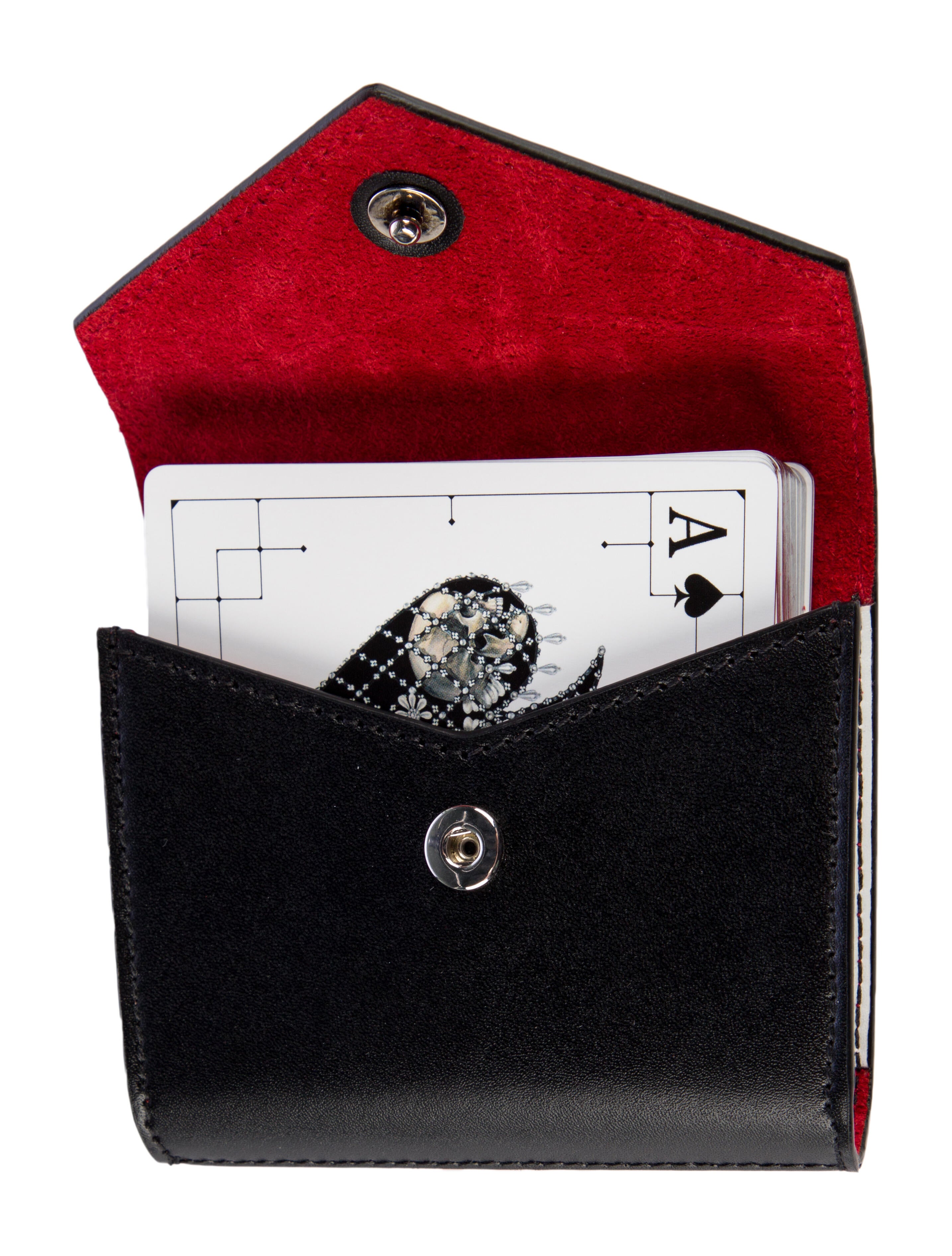 Alexander McQueen Double Playing Card Set - Red Decorative Accents ...